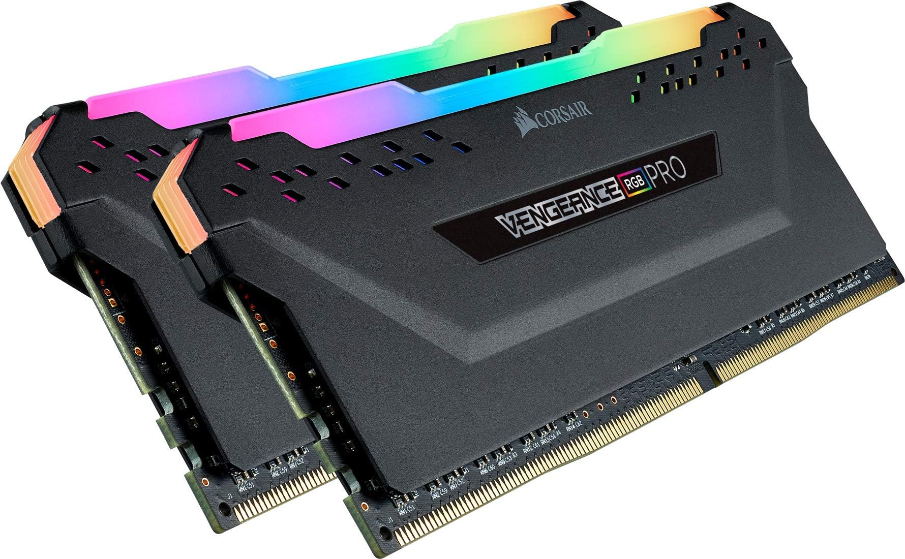 Corsair VENGEANCE RGB PRO DDR4 RAM 32GB (2x16GB) 3600MHz CL18 AMD Ryzen ...