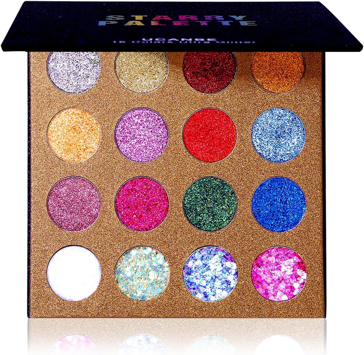 Amazon.com : SHANY RSVParty Makeup Glitter Eyeshadow Palette - 24 Long ...