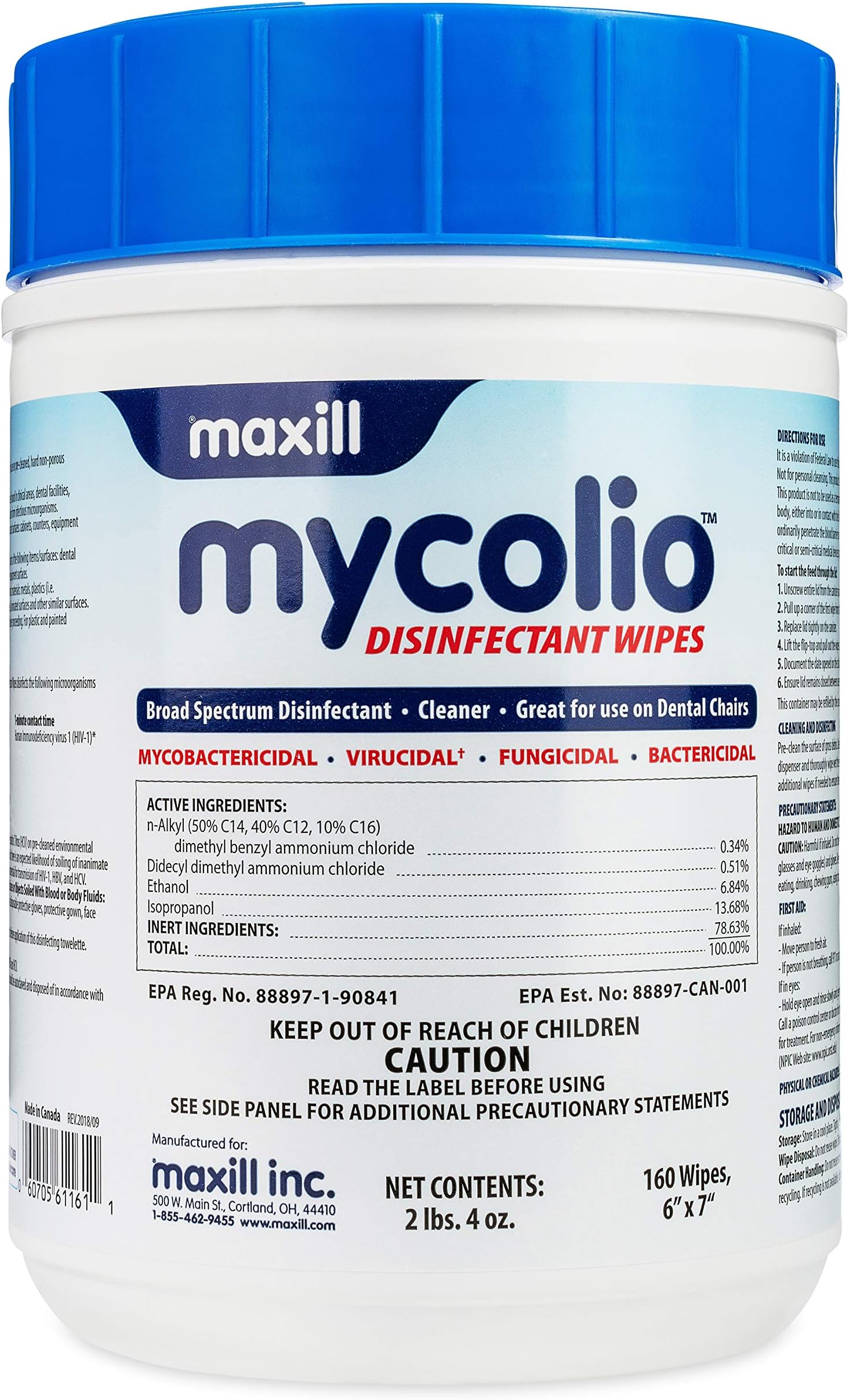 Amazon.com: PreEmpt Wipes, 160 Count, Hospital Grade One-Step Surface ...