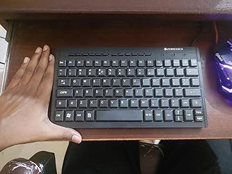 Amazon.in: Buy ZEBRONICS ZEB-K04 Mini Multimedia USB Wired Keyboard ...