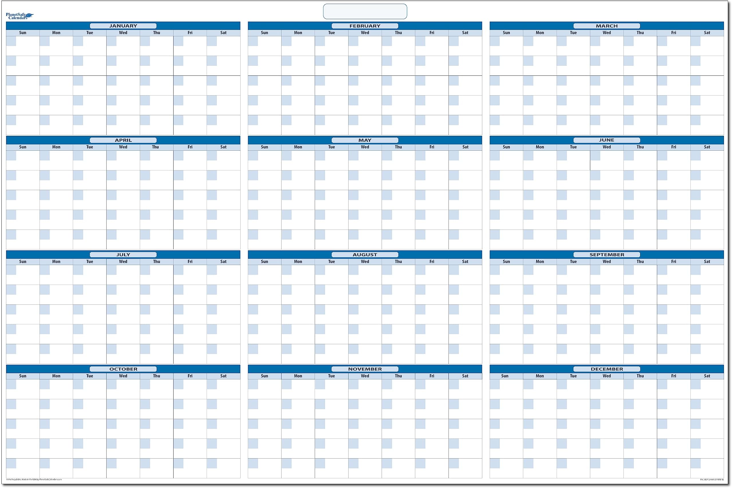 Amazon.com : Monthly Planning Notepad- Large 11" x 17" Undated Desk ...
