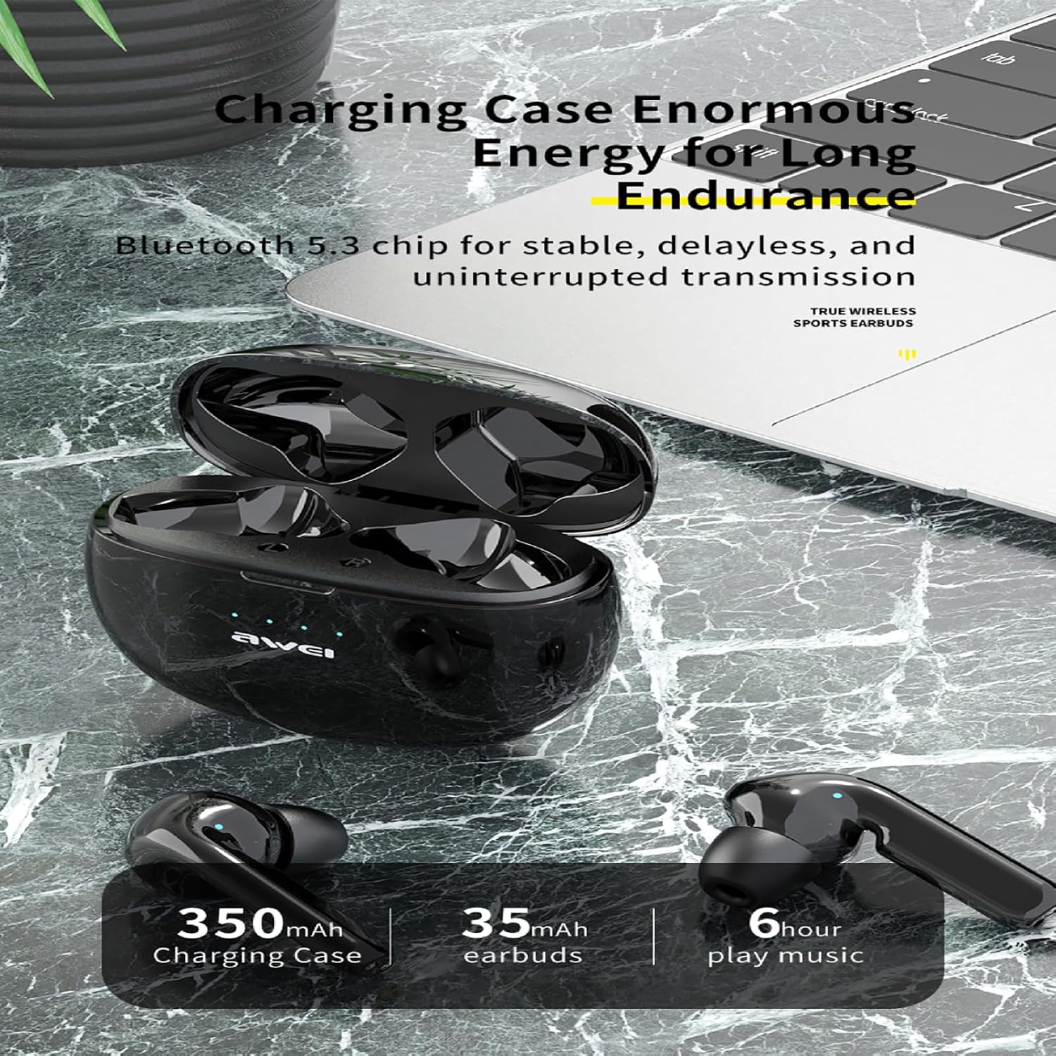 AWEI T15 Wireless Earbuds User Manual