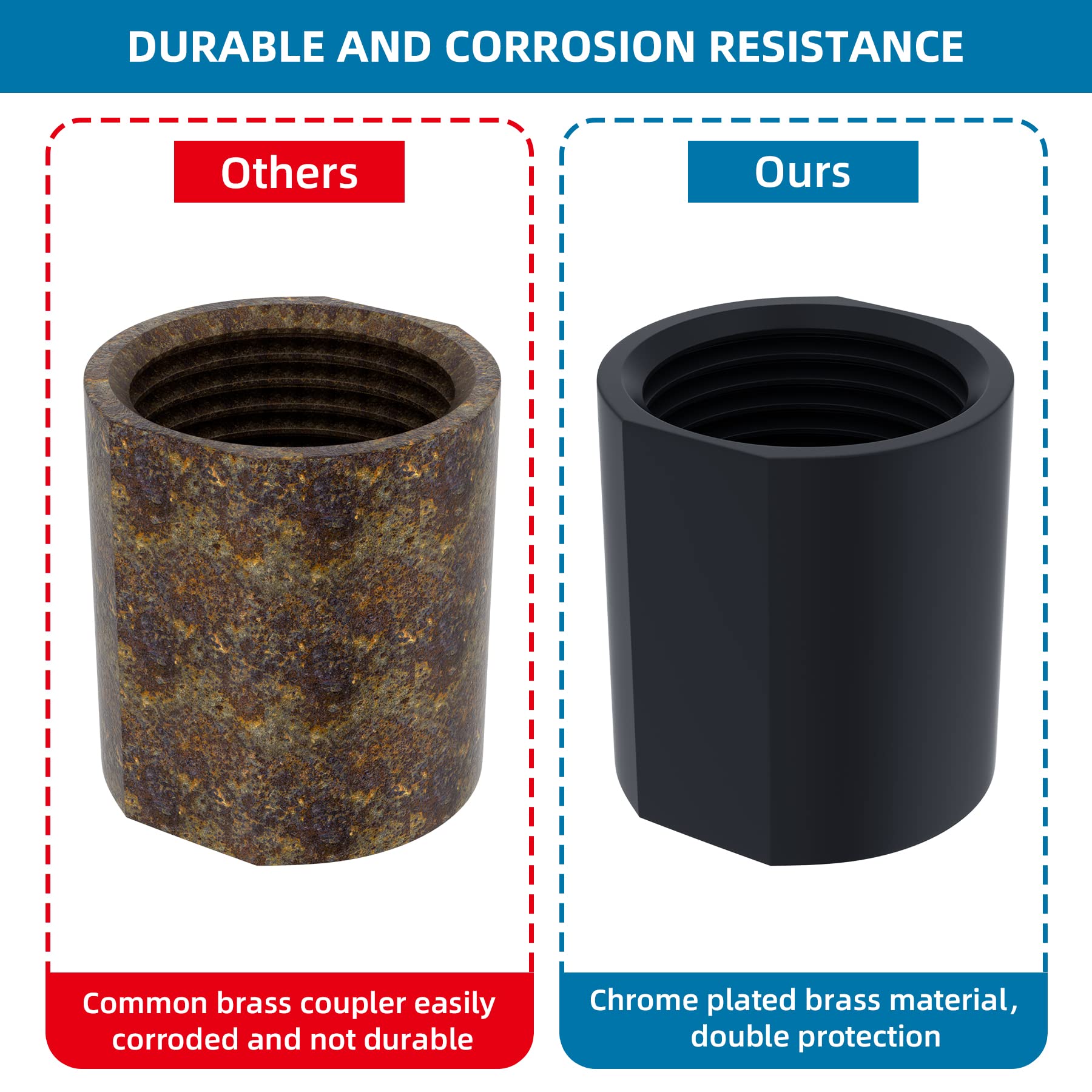 Snapklik.com : Brass Pipe Fitting 1/2 Inch G Female Thread, Shower ...