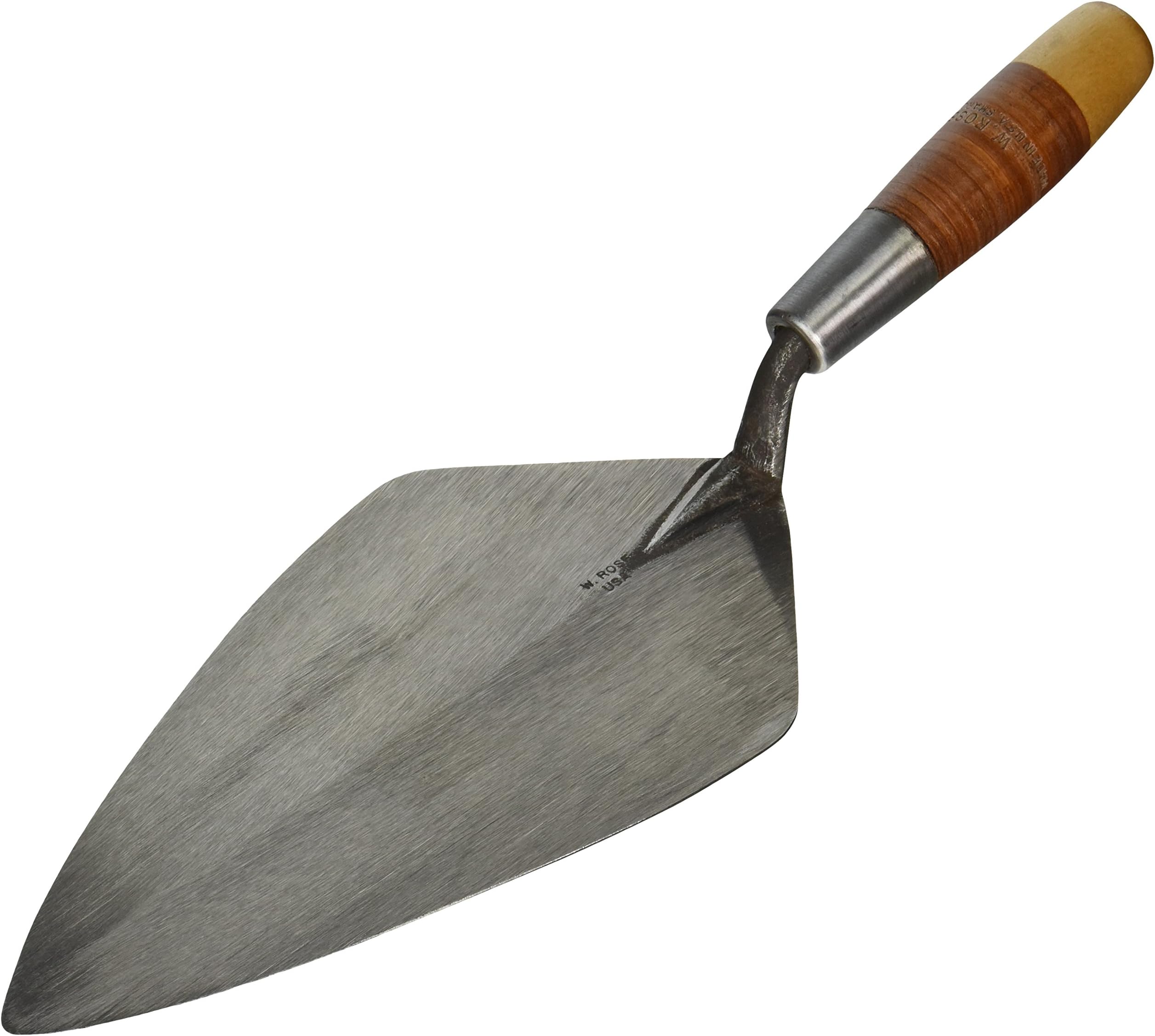 W. Rose RO312-11 11" Wide London Brick Trowel w/Leather Handle ...