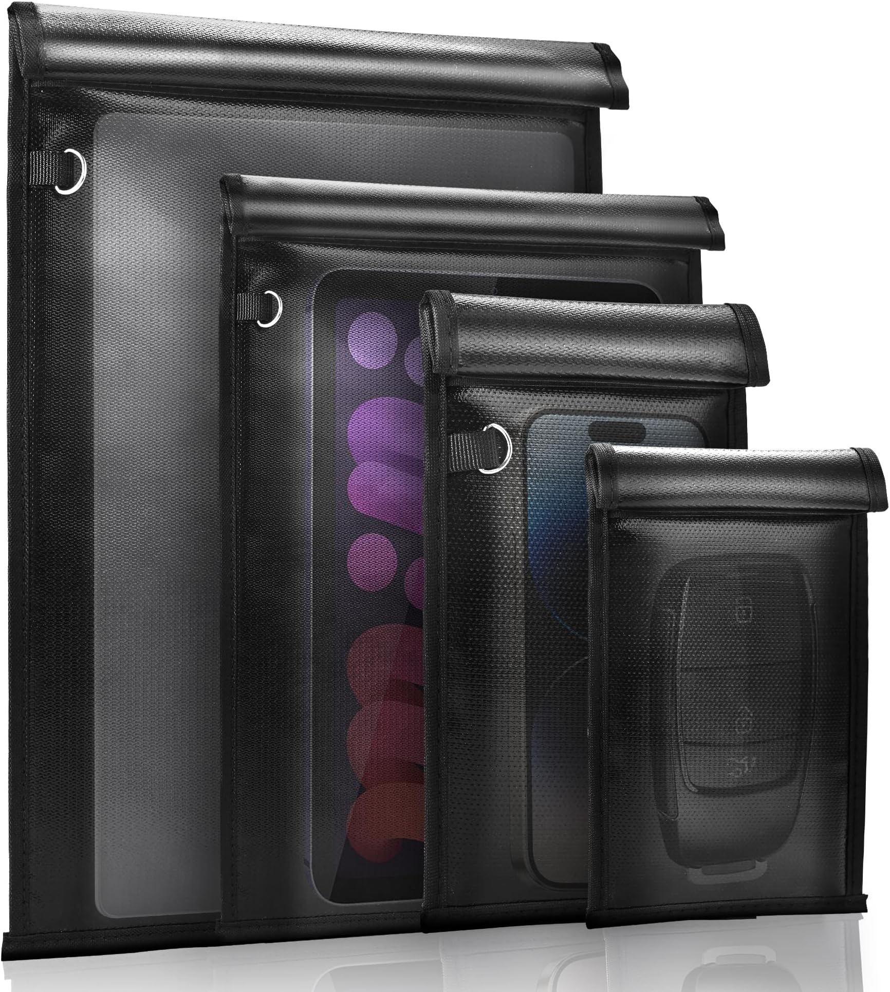 Amazon.com: DLFTELS lanpard Faraday Key Fob Protector-3 Packs Faraday ...