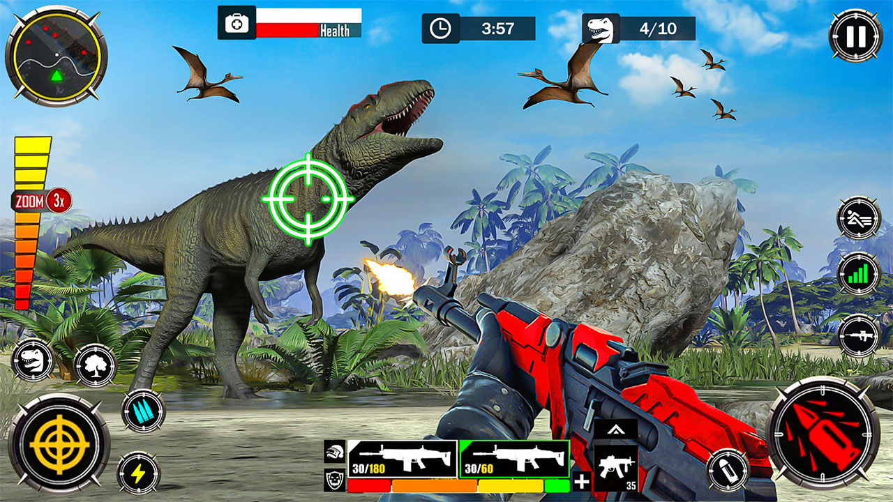 The Dino Hunter Sniper Shooting Games 3D: Dinosaur Hunting Games 2025 ...