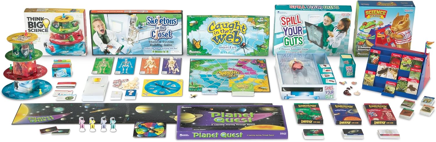 Amazon.com: Learning Resources Science Game Kit—Grades 2+ (LER5090 ...