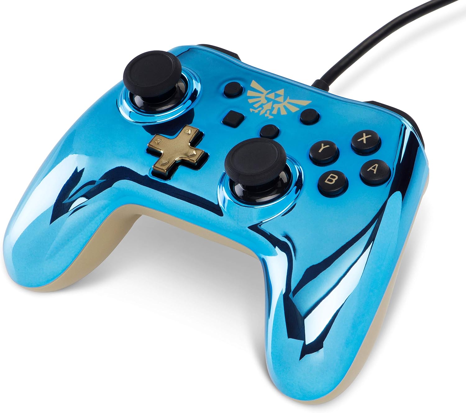 PowerA Wired Controller for Nintendo Switch - Chrome Zelda : Amazon.co ...