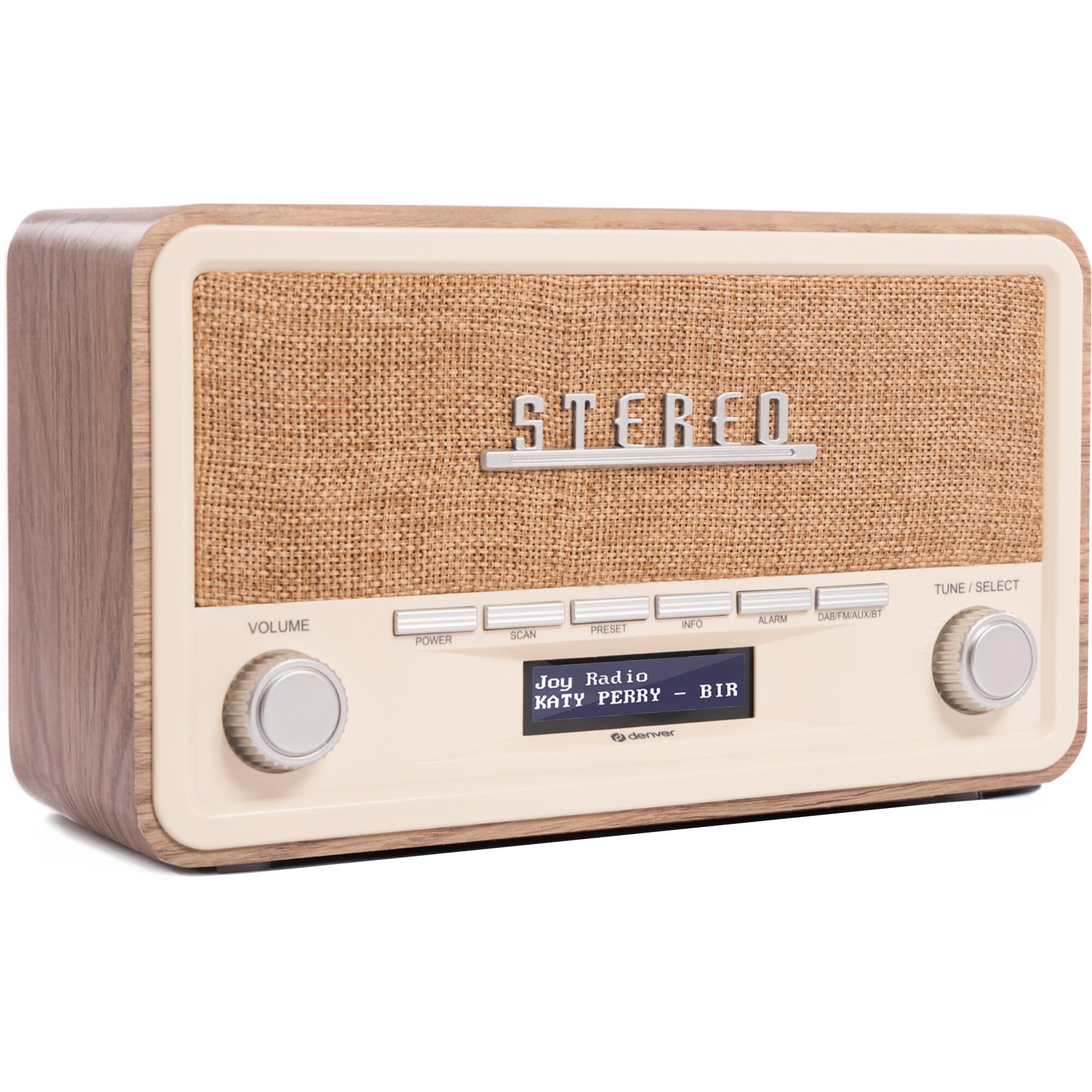 Denver Radio Dab - Radio Vintage - Bluetooth - Dab+/FM - Gradateur ...