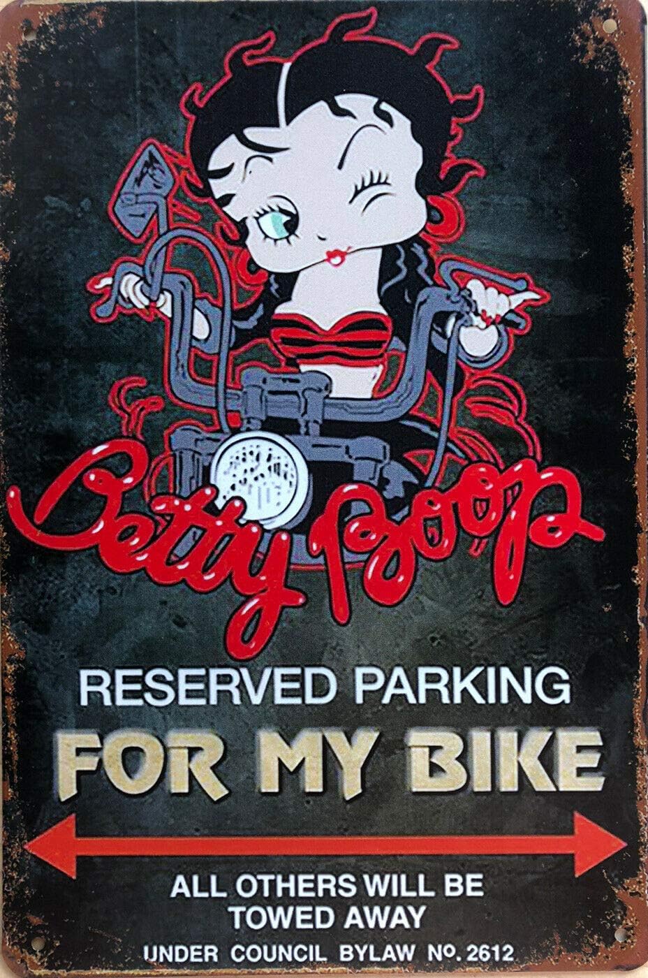 Amazon.com : AMELIA SHARPE Metal Tin Signs Vintage Betty BOOP Comics ...