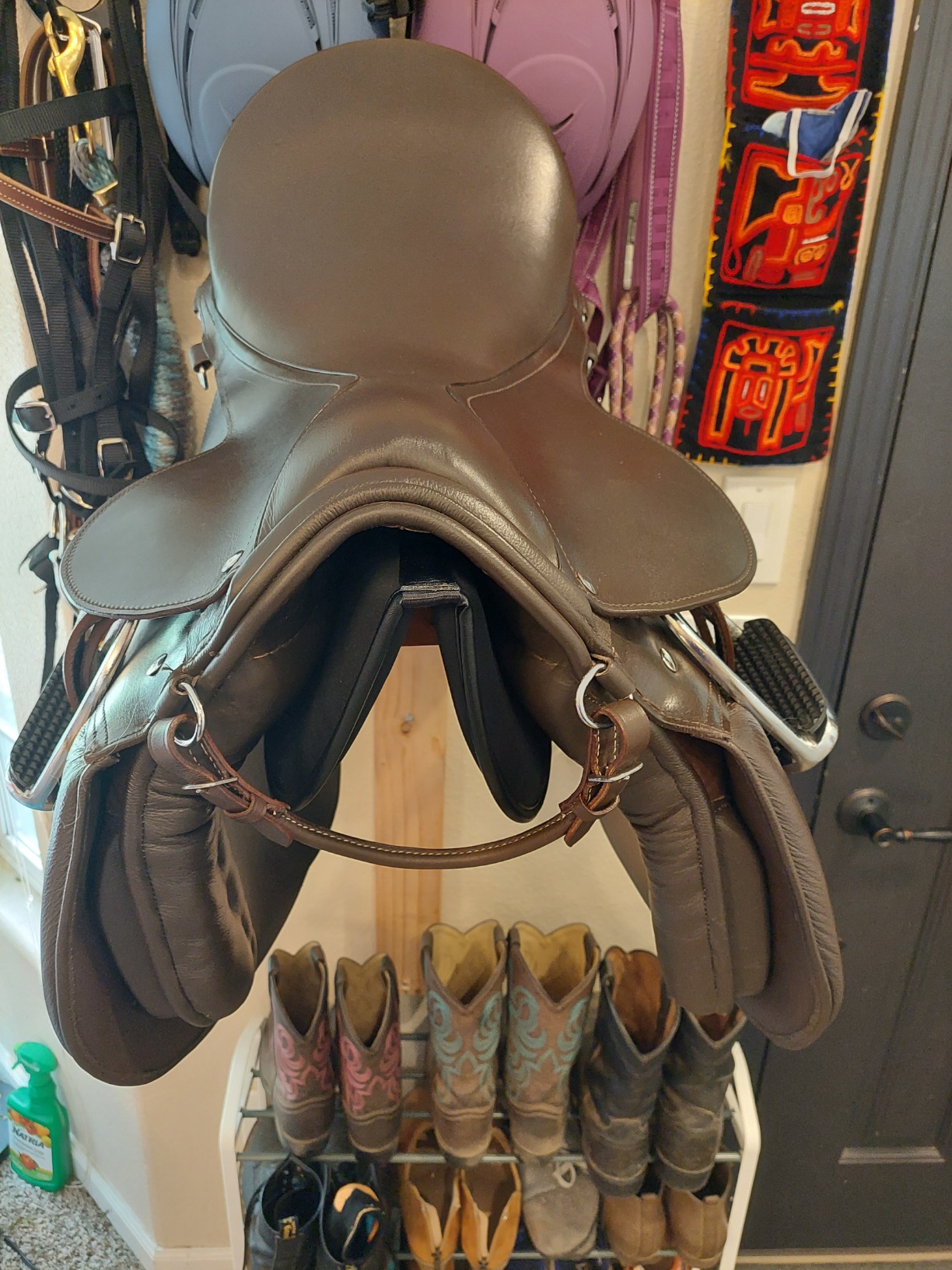 $50/mo - Finance New Brown All Purpose English Riding Horse Saddle ...