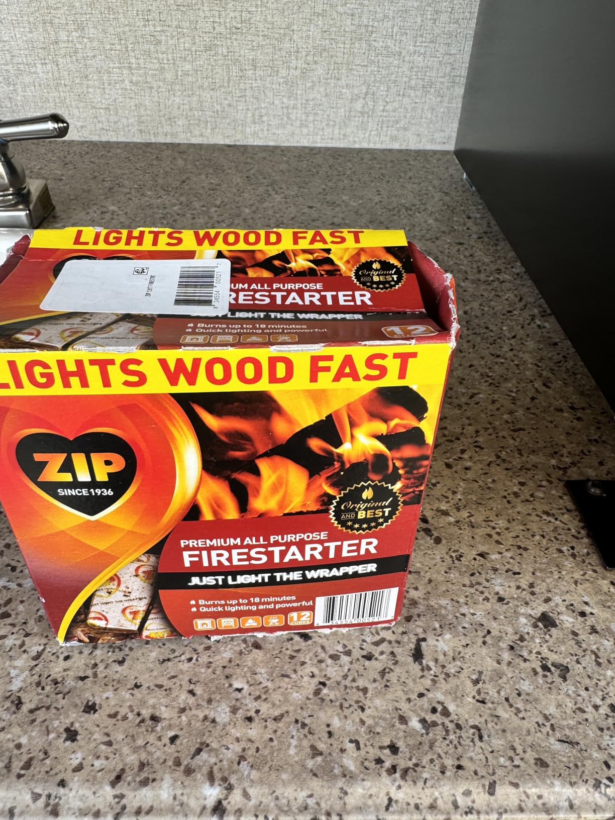Amazon.com : Zip Premium Firestarter, 2 Cases : Sports & Outdoors