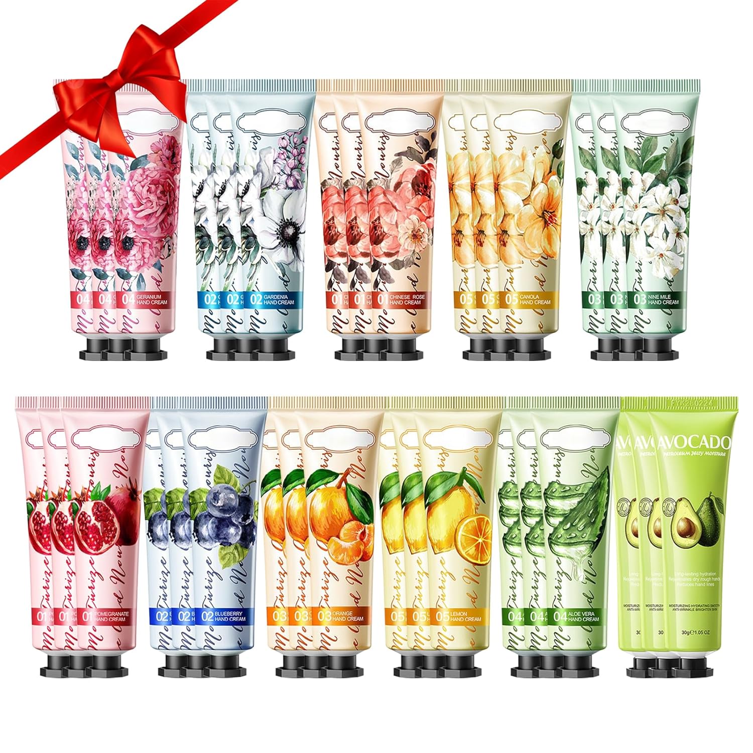 Amazon.com : ZZCQzeze 33PCS Hand Cream Gifts Set,Hydrating Mini Hand ...