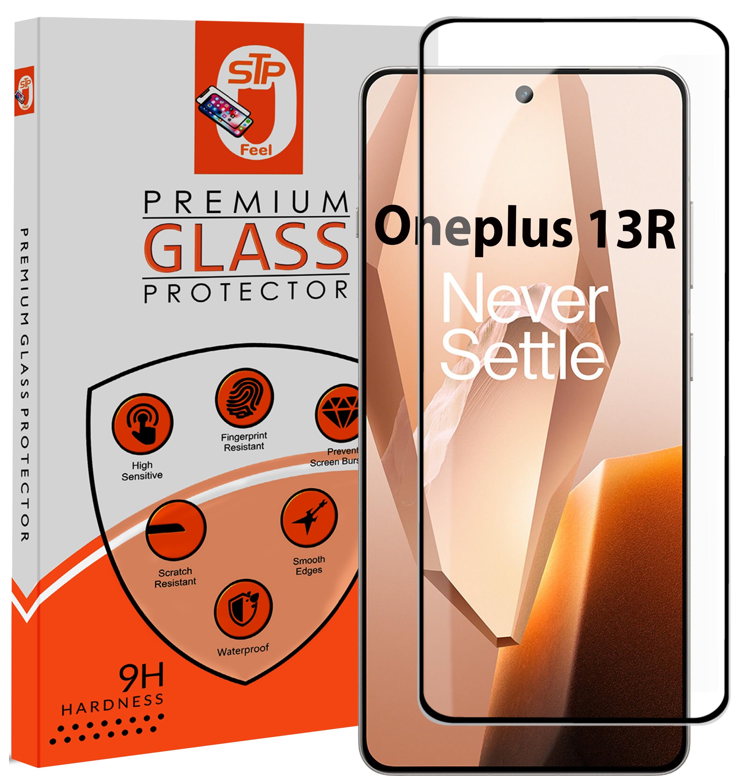 STP Feel® Premium Tempered Glass Screen Protector Guard Compatible For ...