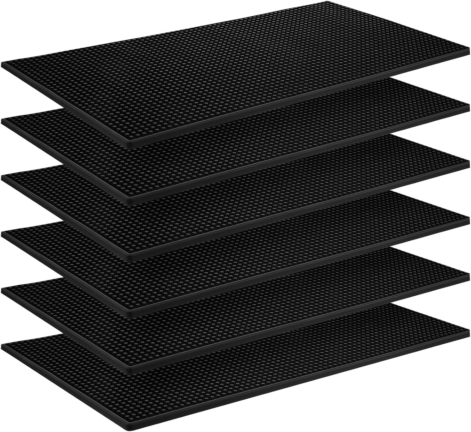 Amazon.com: Tioncy 6 Pcs Bar Mat for Countertop Non Slip Rubber Mat ...