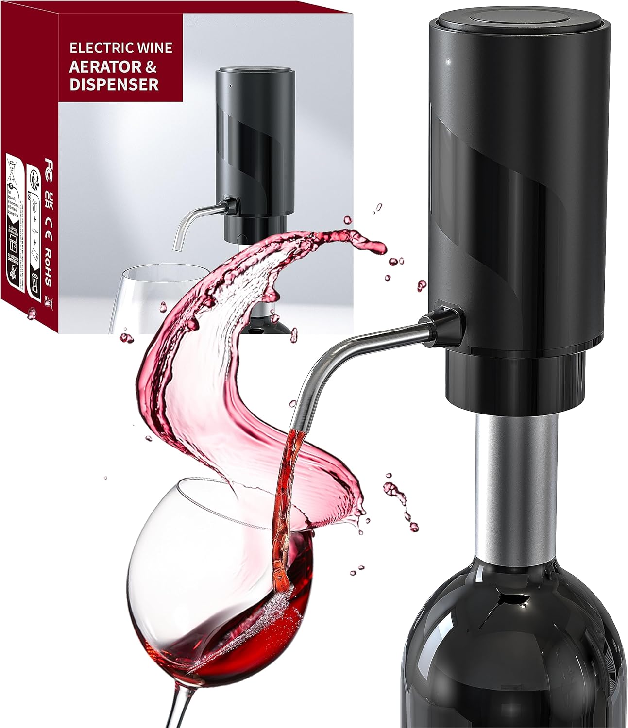 Amazon.com | IraXpro Electric Wine Decanter and Dispenser with Aerator ...