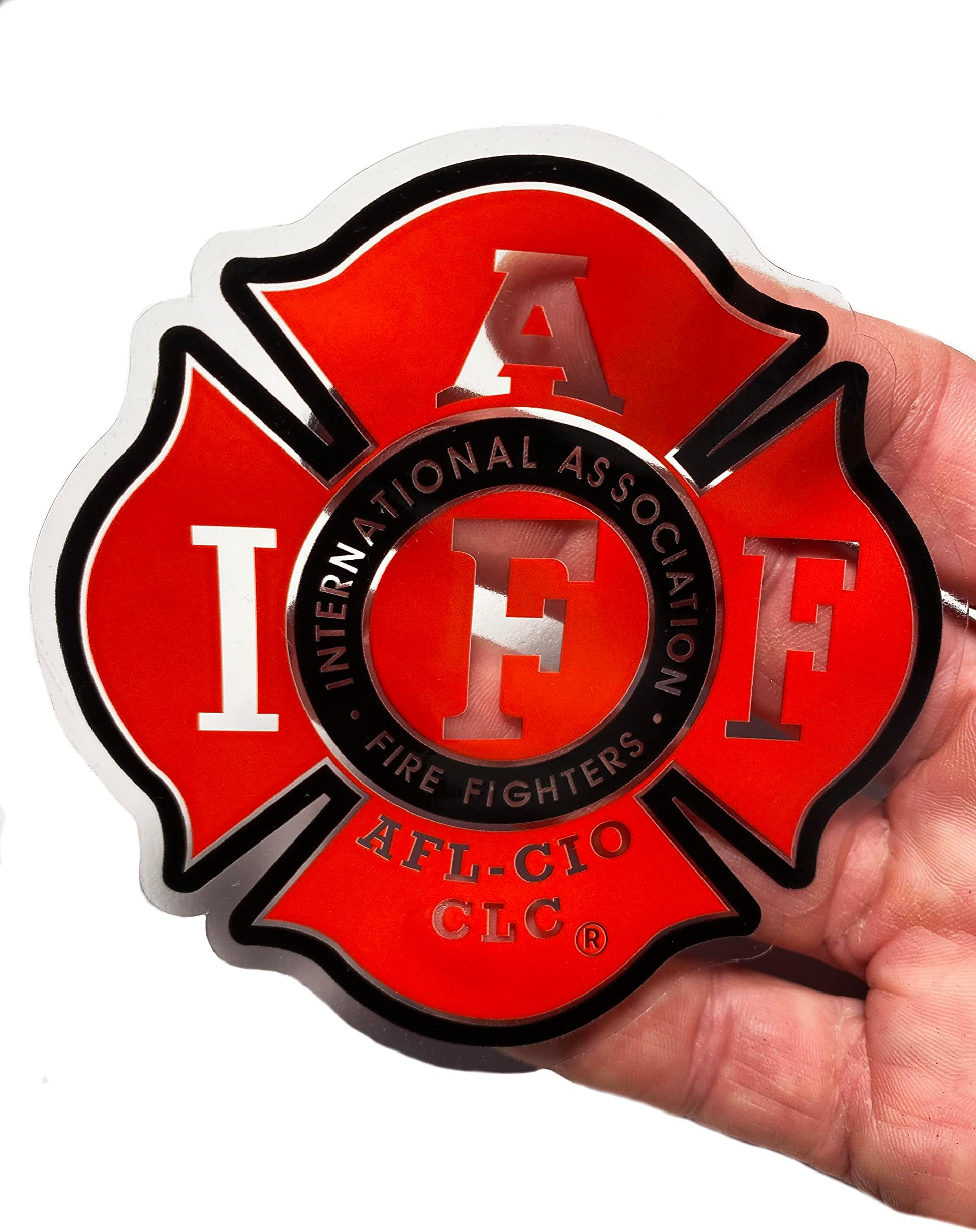 Amazon.com - 4" Original Ghost Night Reflective - IAFF Firefighter ...