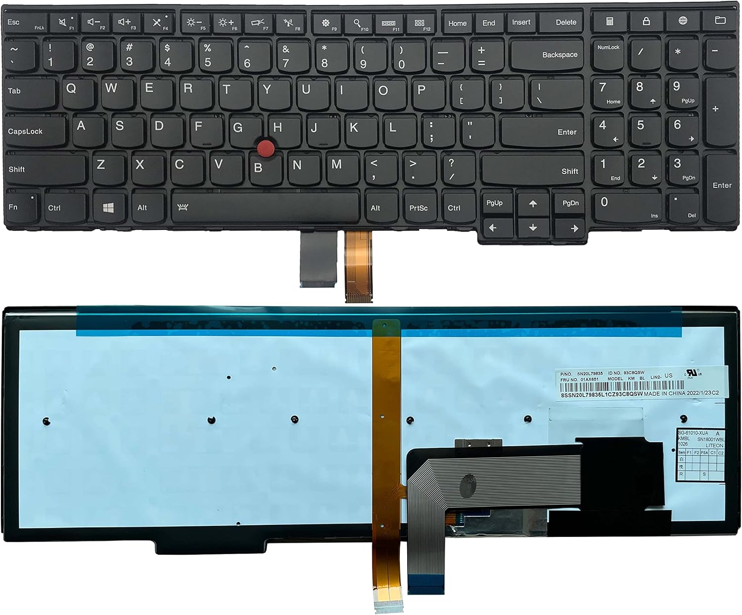 New Keyboard for Lenovo ThinkPad Edge E531 E540 L540 T540p W540 Series ...