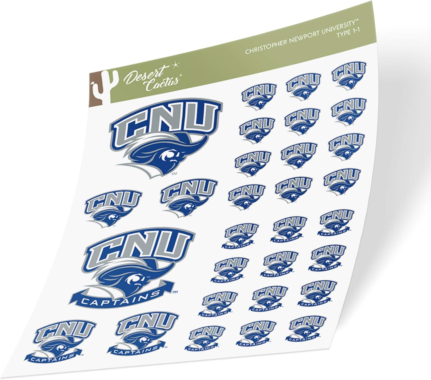 Amazon.com: Christopher Newport University CNU Captains Sticker Vinyl ...