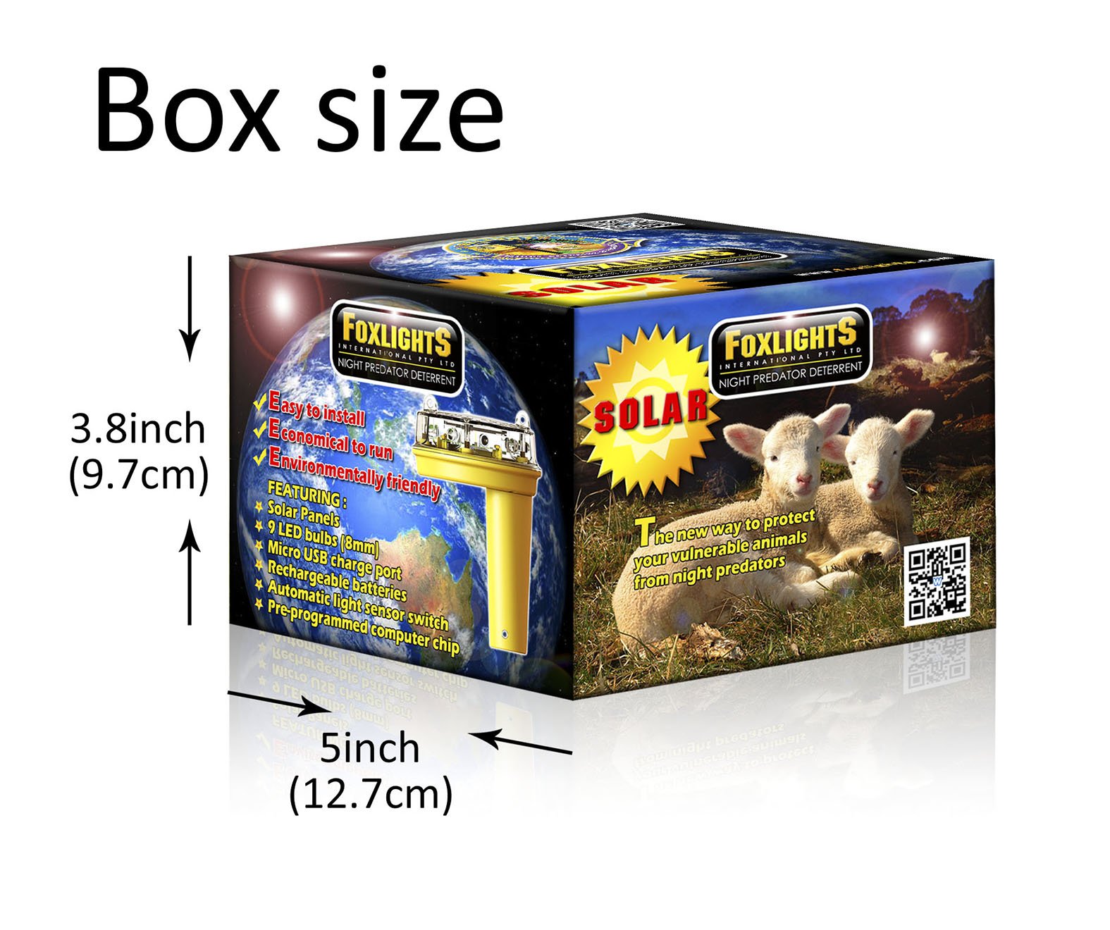 Buy FOXLIGHTS SOLAR Night Predator Deterrent- Predator Control LED ...