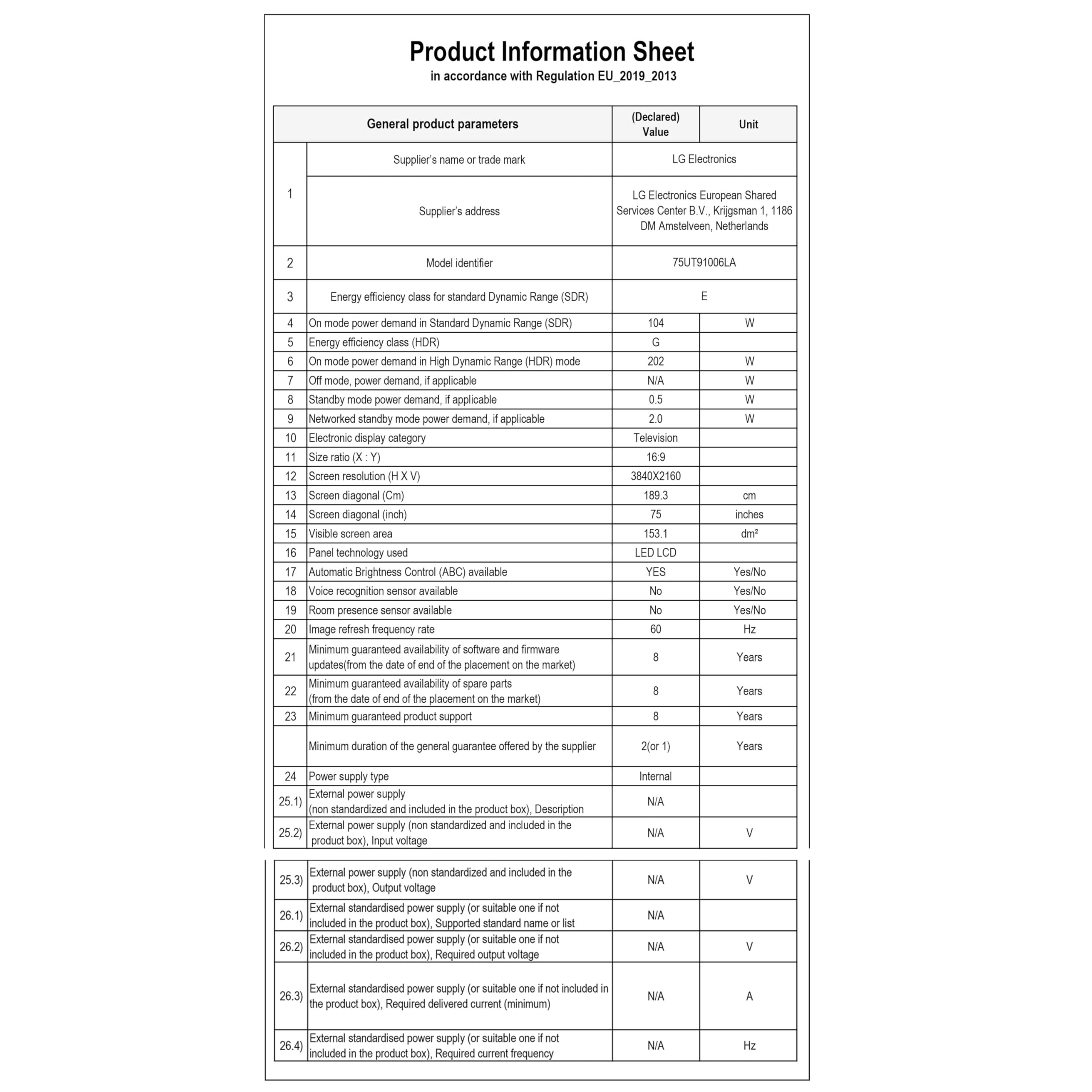LG 75UT91006LA 75-Inch 4K UHD Smart TV, α5 AI Processor Gen7, Freeview ...