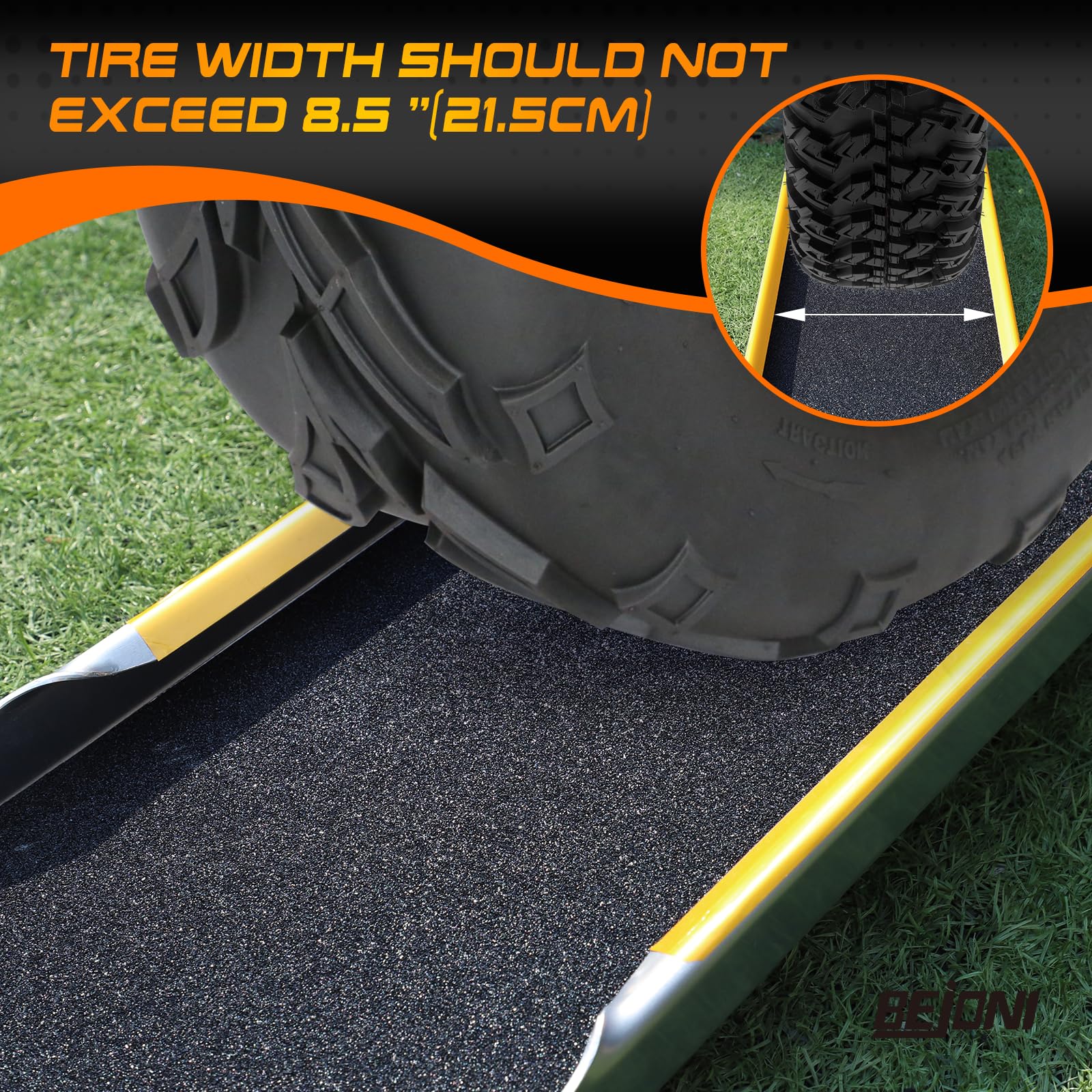 Snapklik.com : BEJONI 4 Shed Ramps, Aluminum Loading Ramps For Riding ...