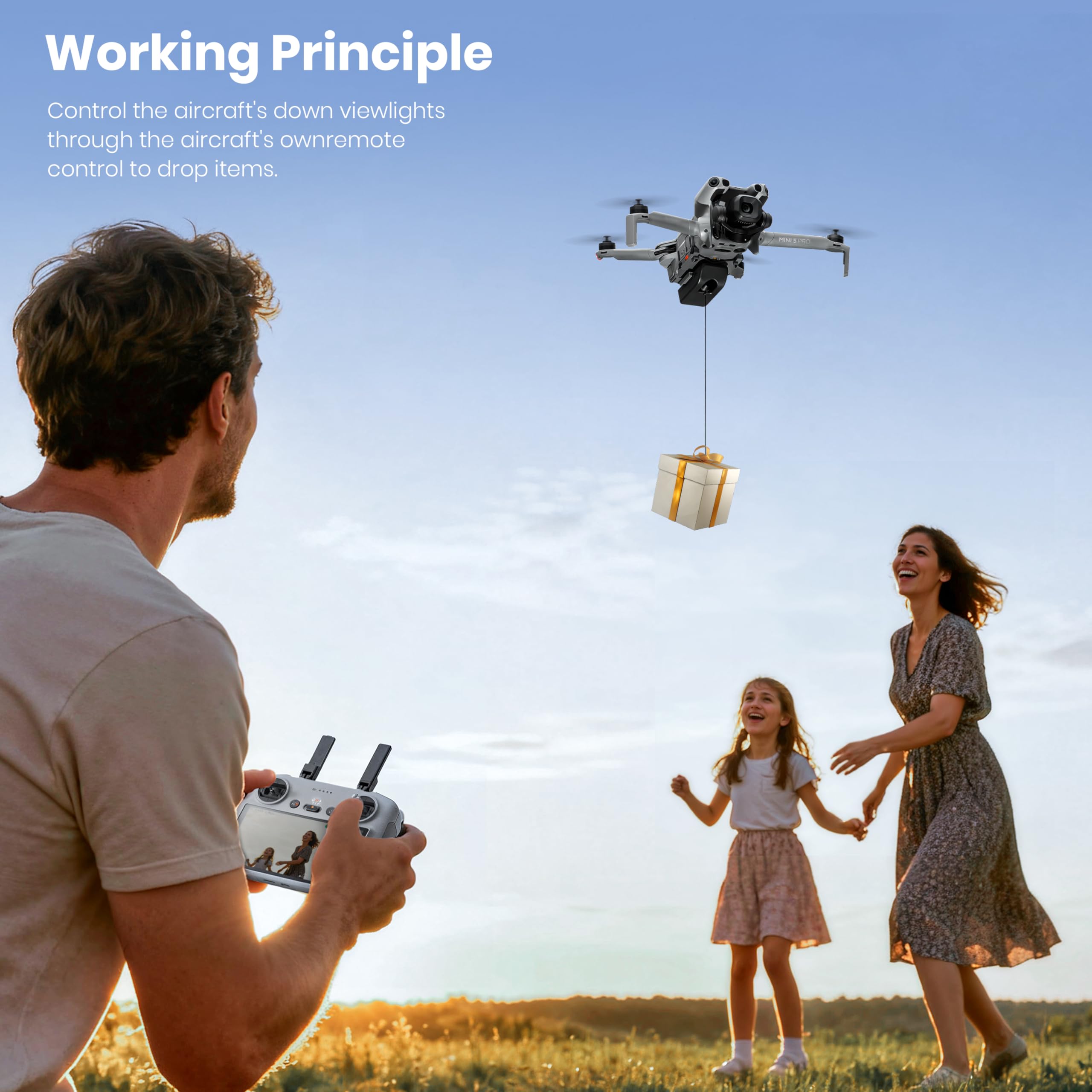 Snapklik.com : STARTRC Drone Airdrop System For DJI Mini 5 Pro