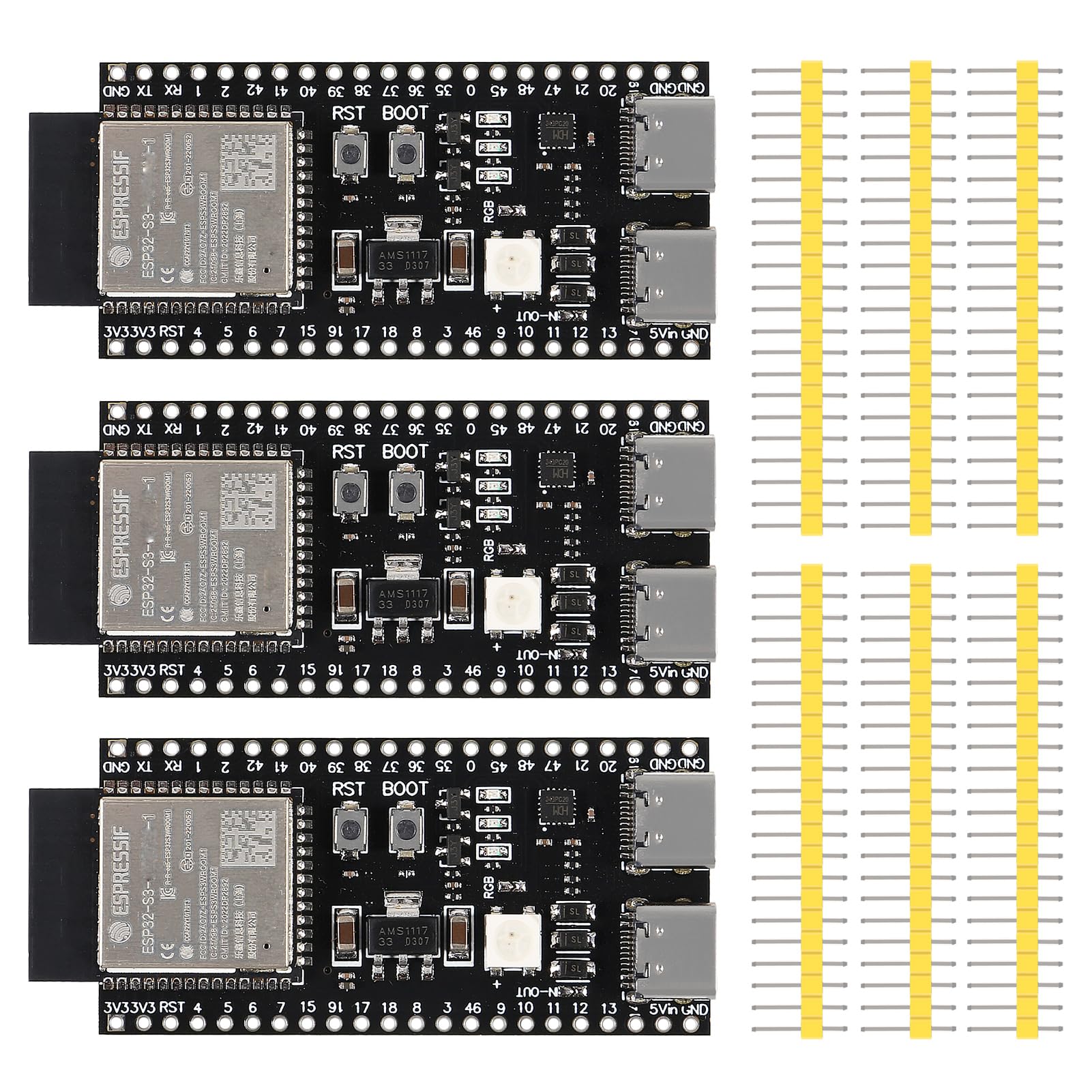 3pcs Esp32 Esp32 S3 Development Board Type C Wifi
