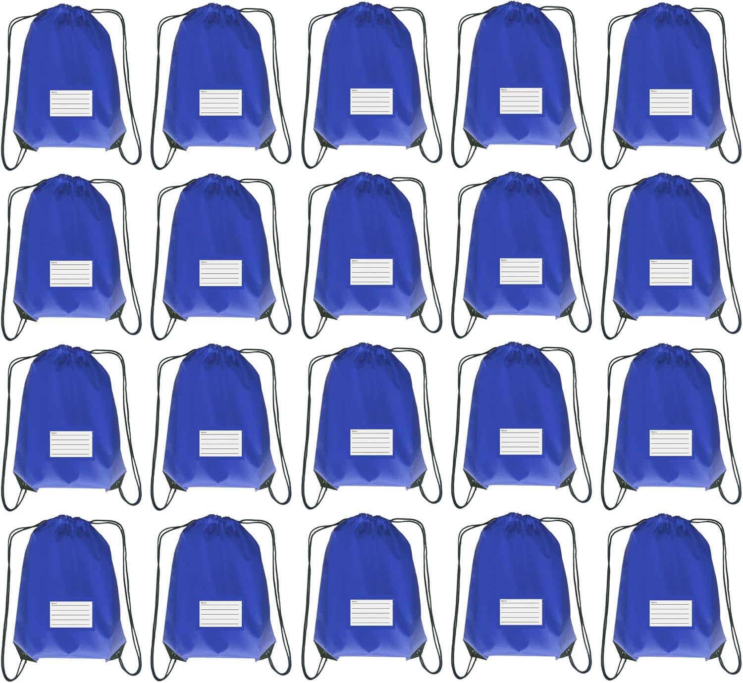 Amazon.com | Drawstring Backpack Bulk 20 Pcs Draw String Bags DIY Gym ...