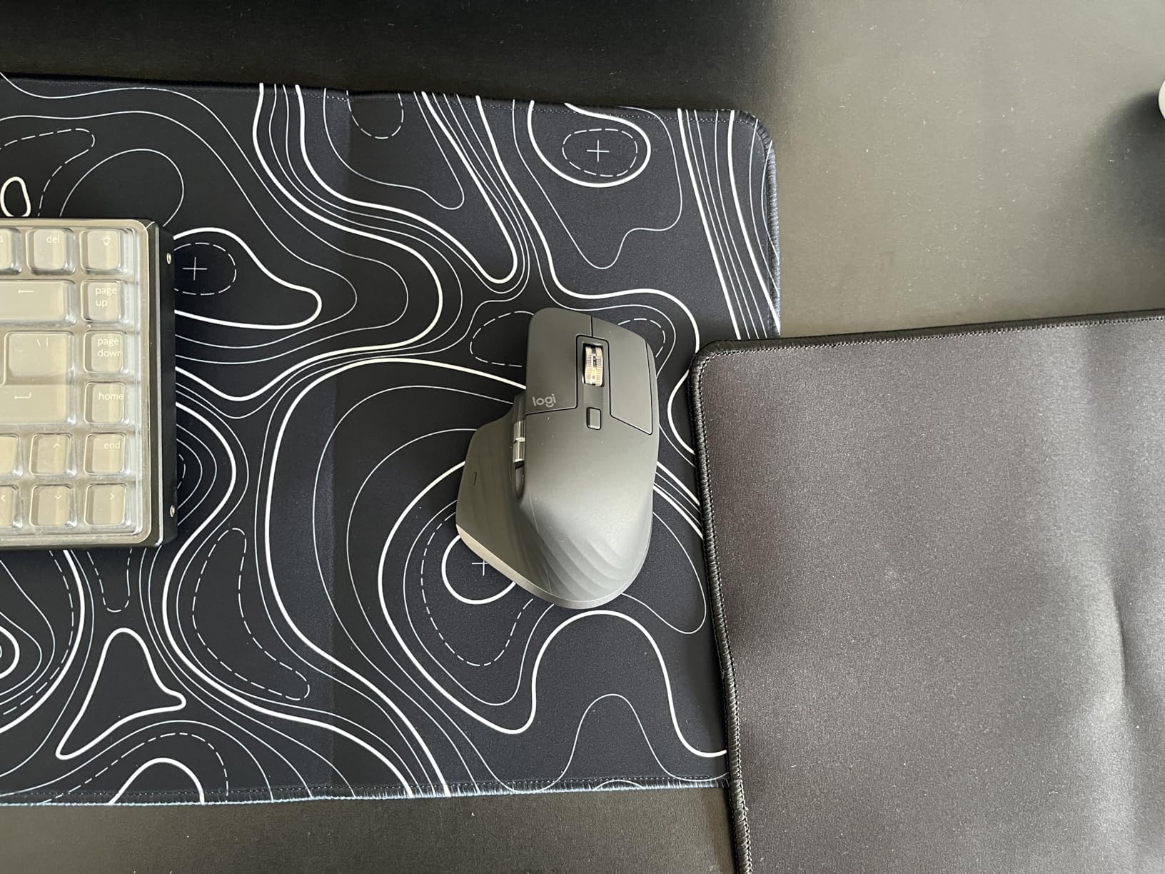 Large Mouse Pad Mat,Topographical Gaming Mouse Pad Long Extended Pad ...