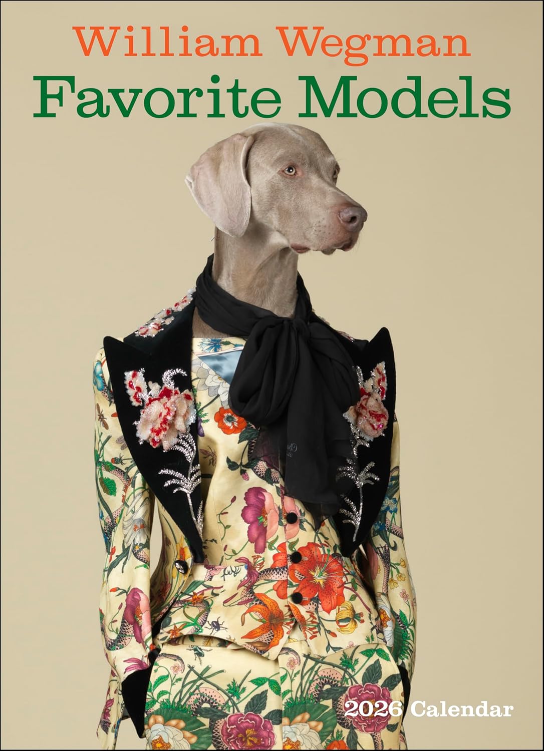 Amazon | William Wegman Favorite Models 2026 Wall Calendar | Wegman ...