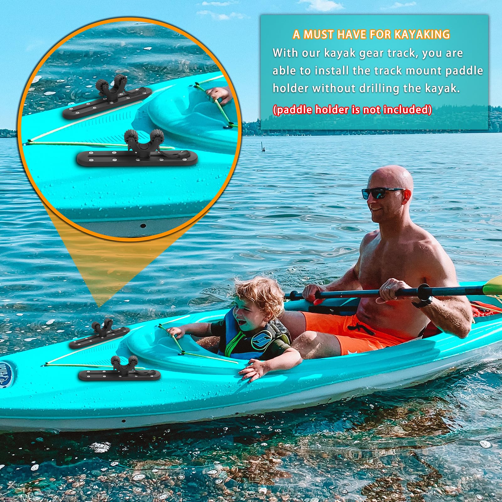 Snapklik.com : Kayak Track For Kayak Fishing, Kayak Rail, Kayak ...