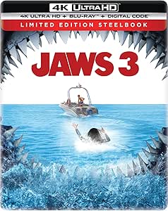 Amazon.co.jp | Jaws 3 - Limited Edition Steelbook 4K Ultra HD + Blu-ray + Digital [4K UHD] DVD・ブルーレイ