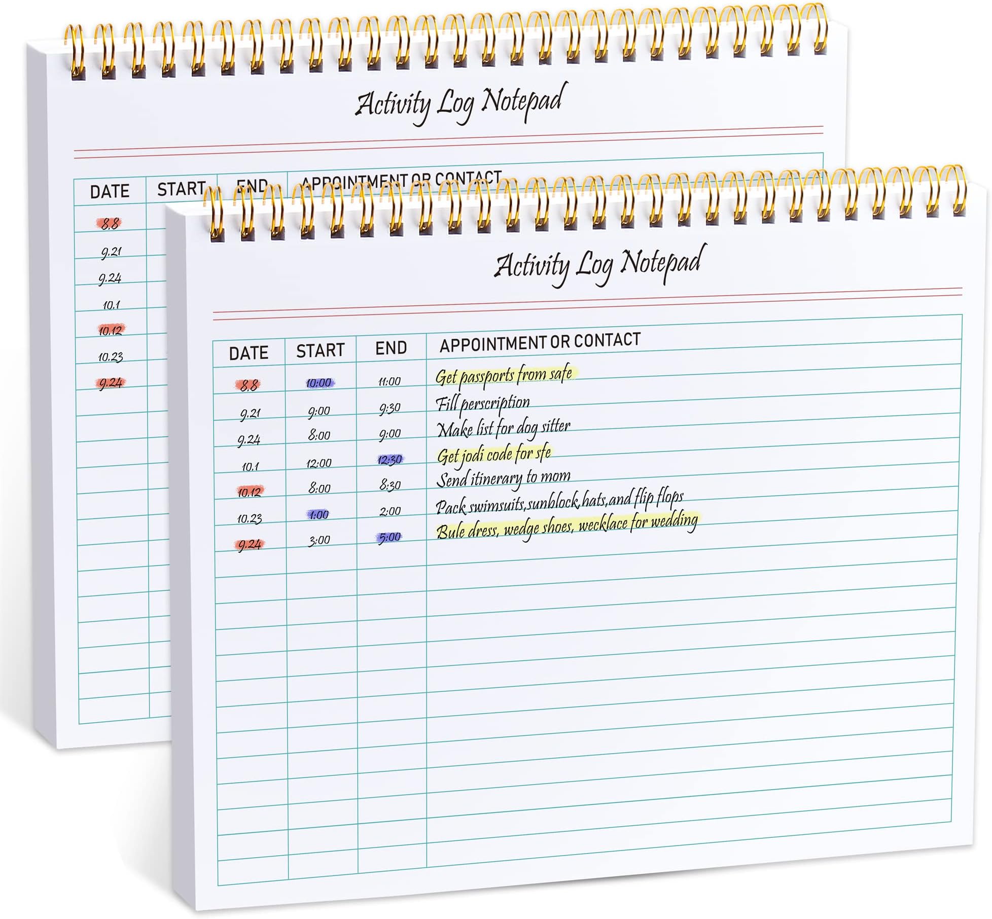 Amazon.com : iQ Notes Organizer Tablet - Spiral Bound - 80 Sheets - 6 x ...