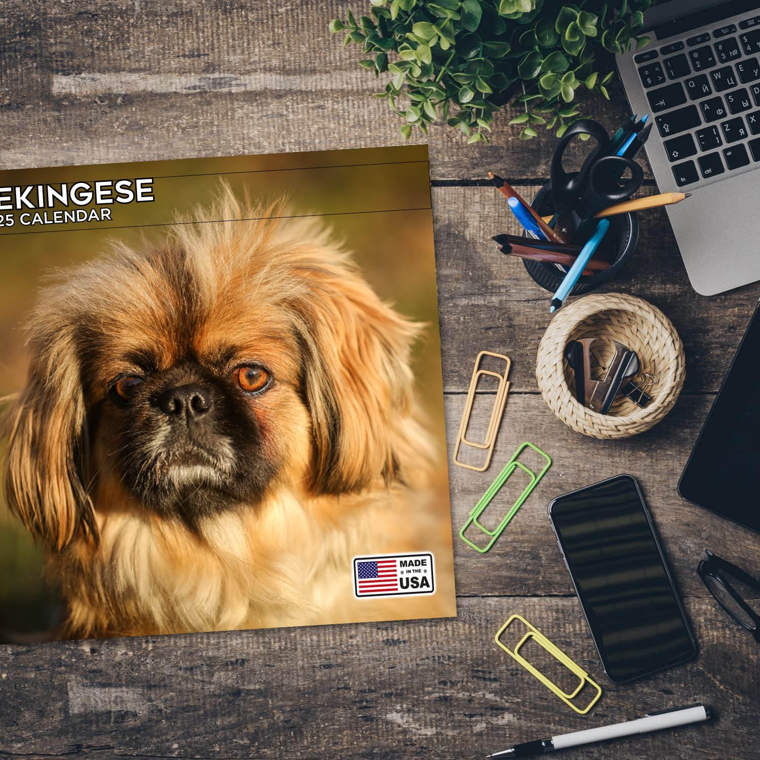 Snapklik.com : 2025 Pekingese Calendar - Dog Breed Wall Calendar - 12 X ...