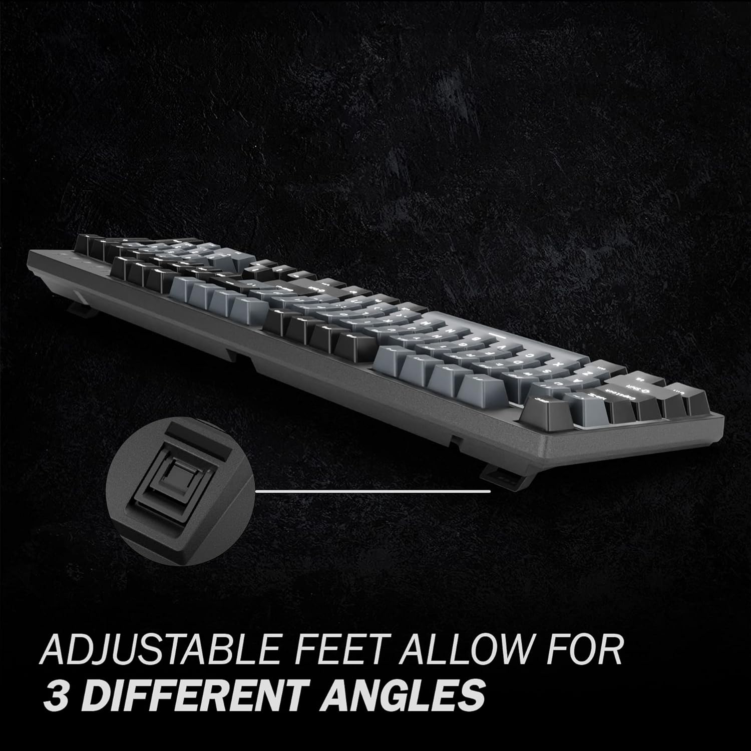 Durgod Taurus K320 Full Size Mechanical Gaming Keyboard – 105 Keys ...