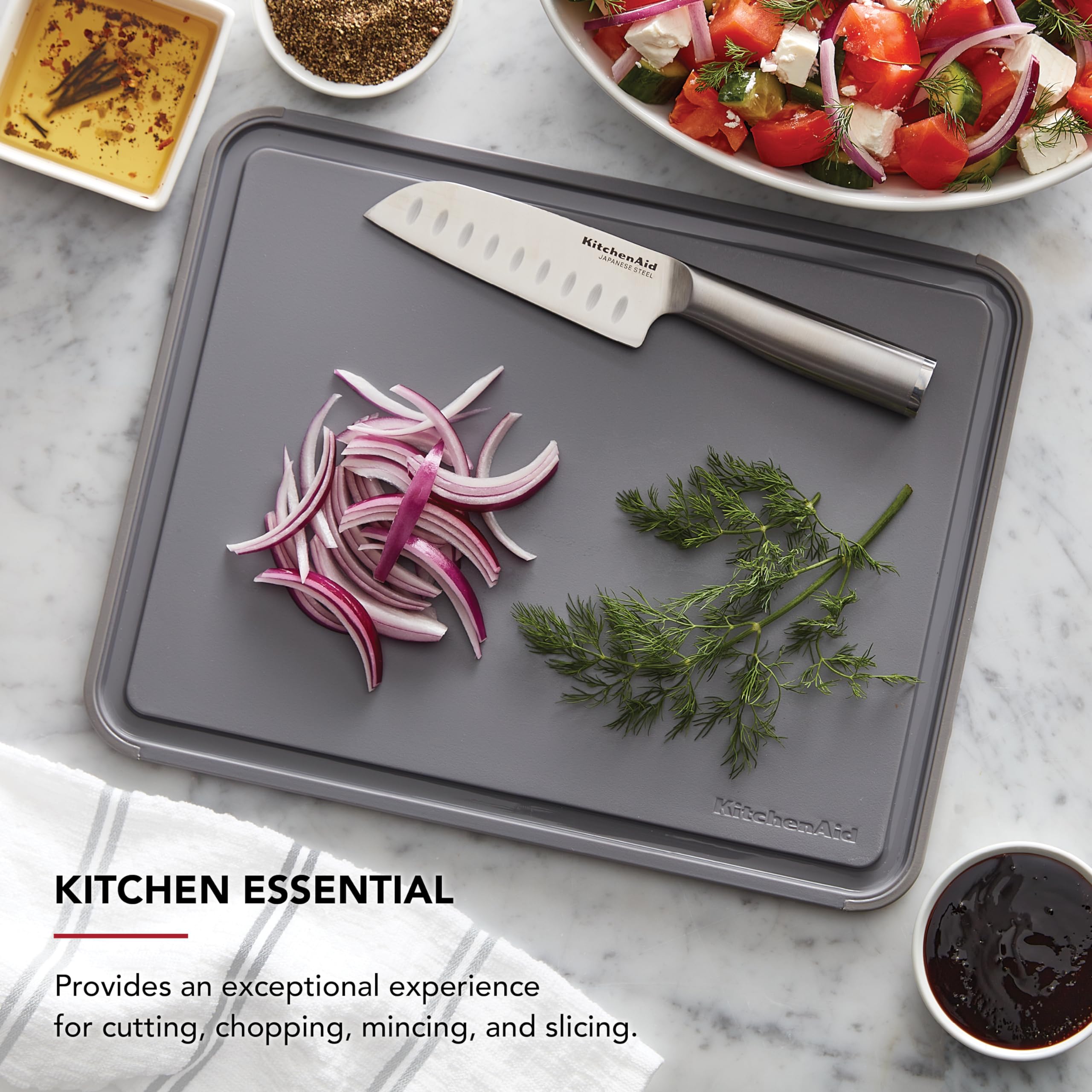Snapklik.com : KitchenAid Classic Plastic Cutting Board