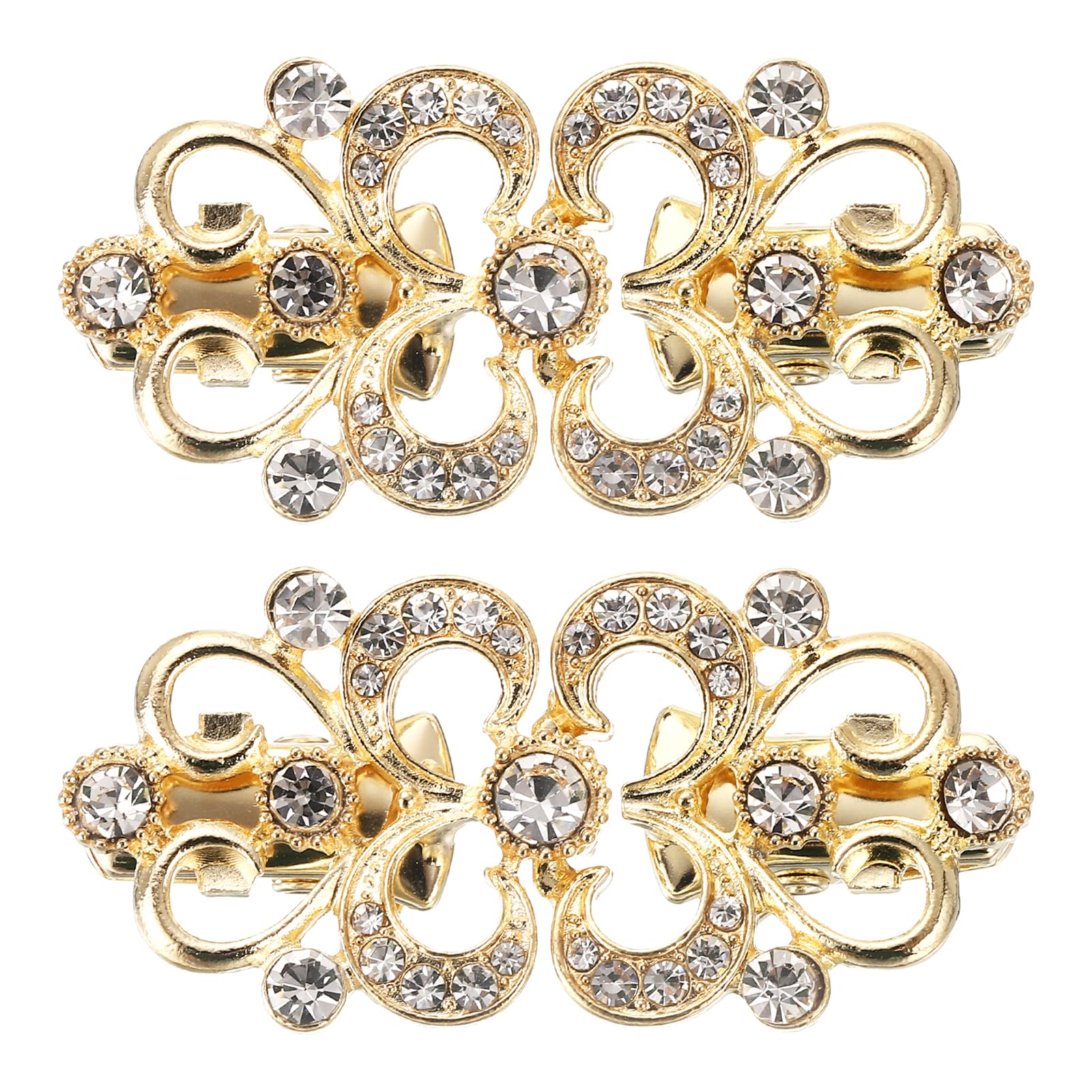 Amazon.com: uxcell 2pcs Vintage Sweater Clips, Cape Cloak Clasp Retro ...