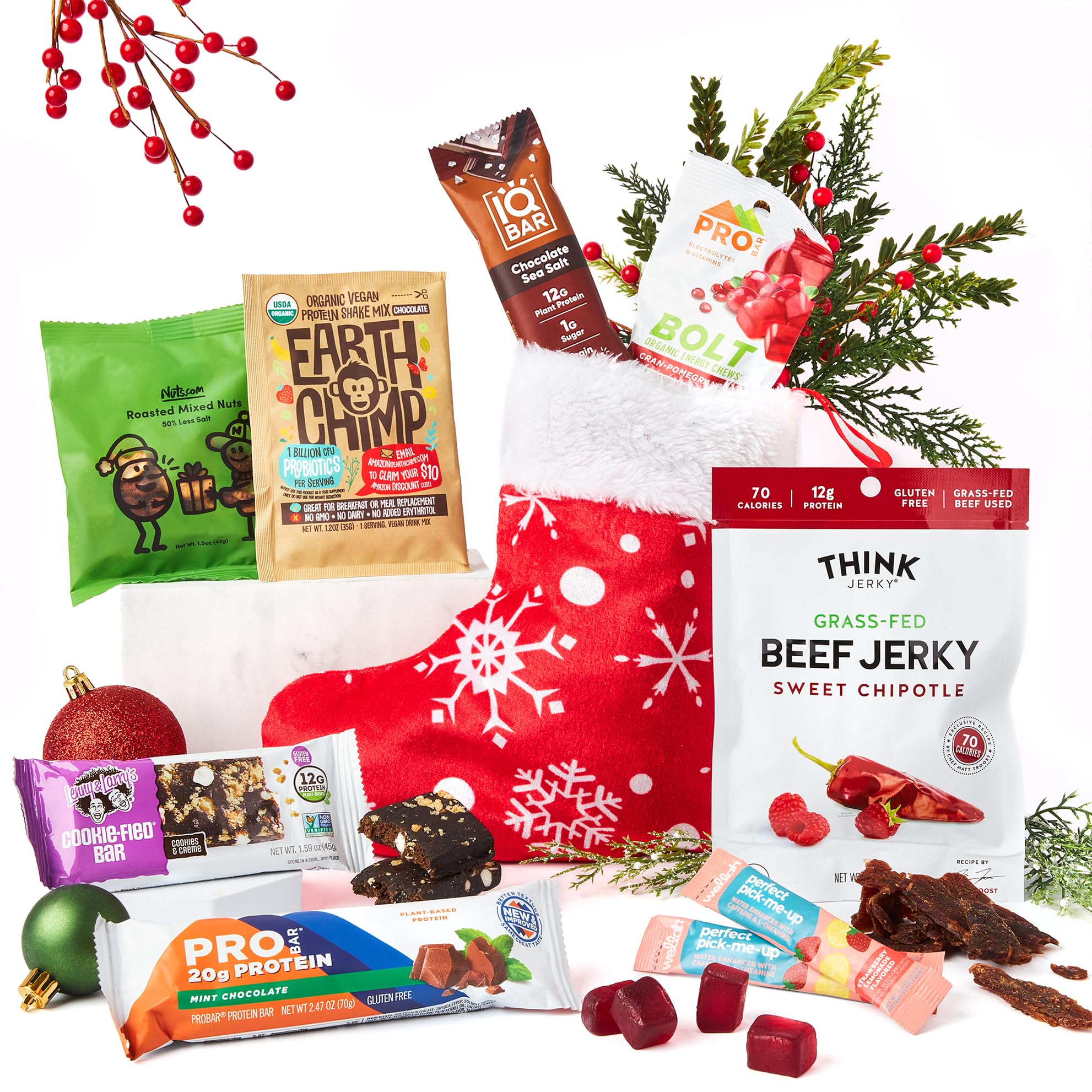 Amazon.com: Fitness Prefilled Christmas Stocking: Healthy Christmas ...