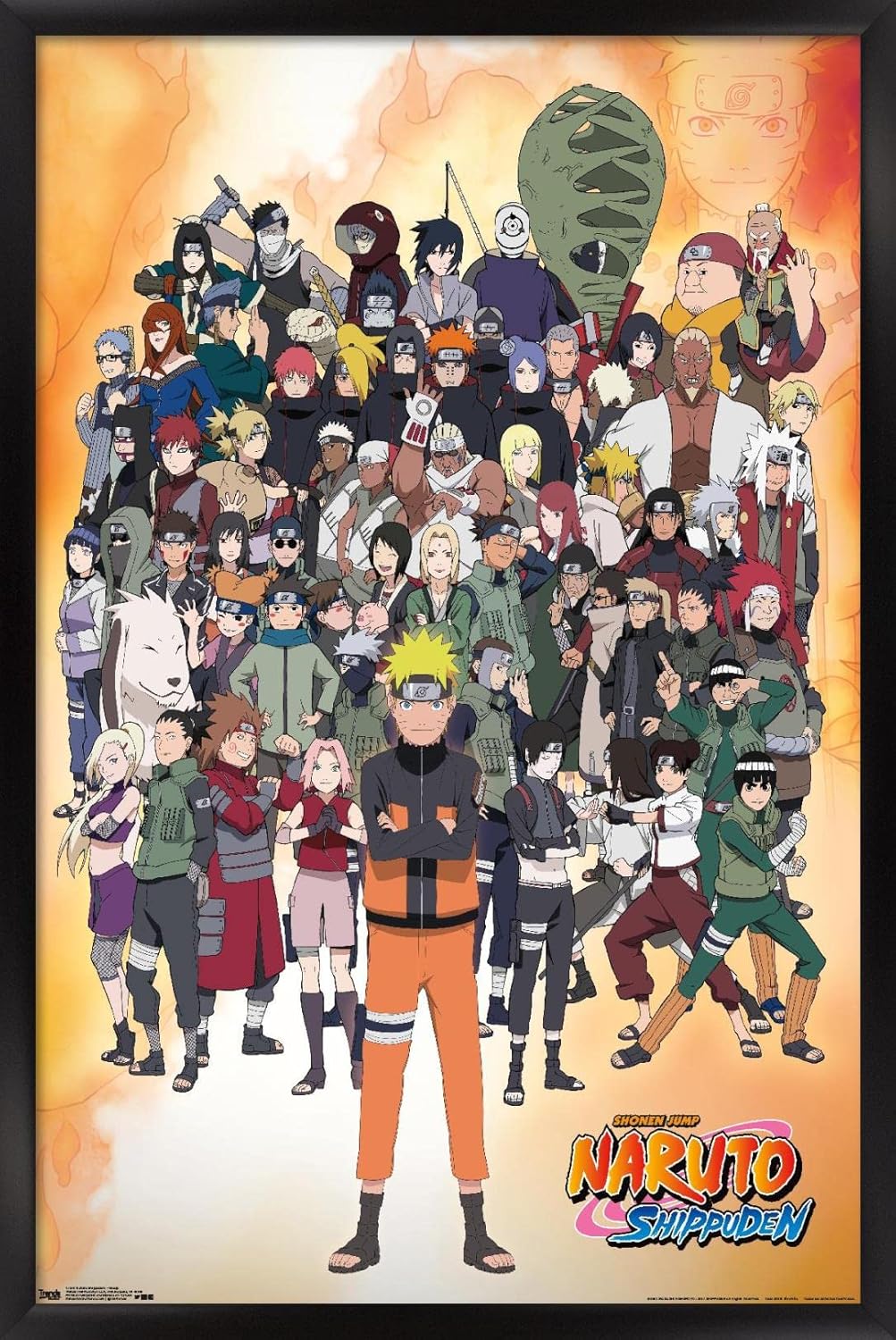 Amazon.com: Trends International Naruto Shippuden - Group Wall Poster ...
