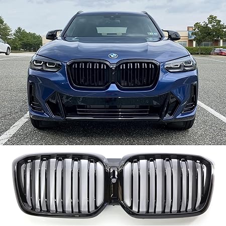 Amazon.com: Rongxu X3 G01 Gloss Black Grille For 2018-2021 BMW X3 G01 ...