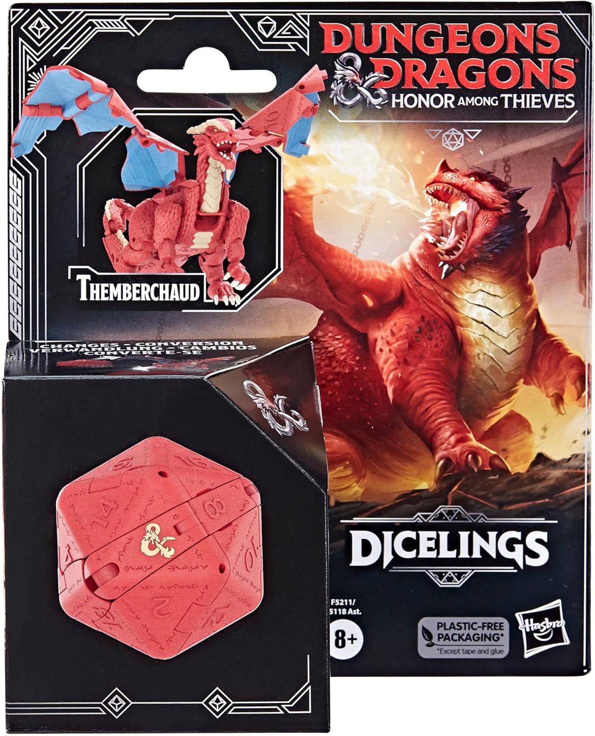 Hasbro Dungeons & Dragons Honor Among Thieves D&D Dicelings Red Dragon ...