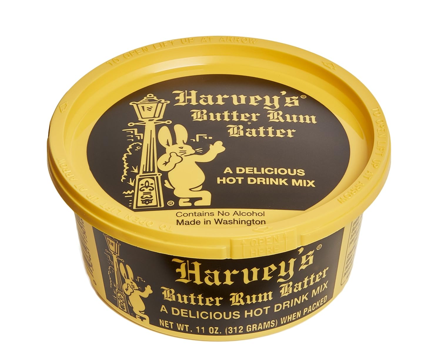 Amazon.com : Harvey's Hot Butter Rum Batter Non Alcoholic Hot Toddy Mix ...