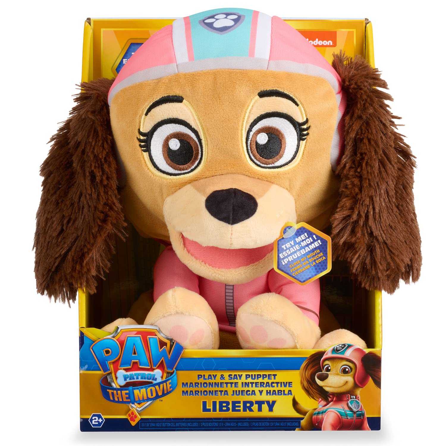 Buy WowWee Paw Patrol: The Movie Liberty Play & Say Interactive Puppet ...
