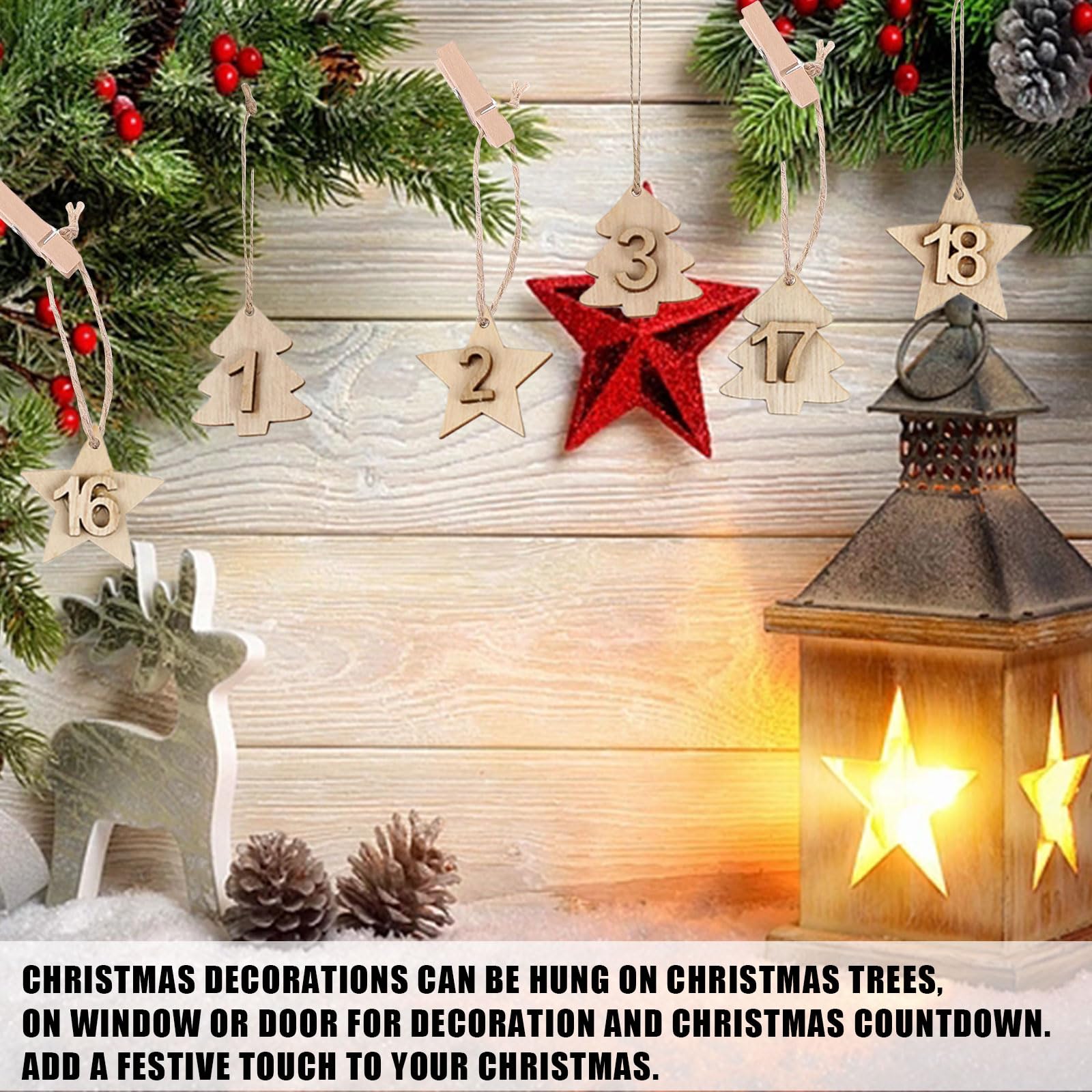 Christmas Tree Calendar Numbers Calendar Cards For December