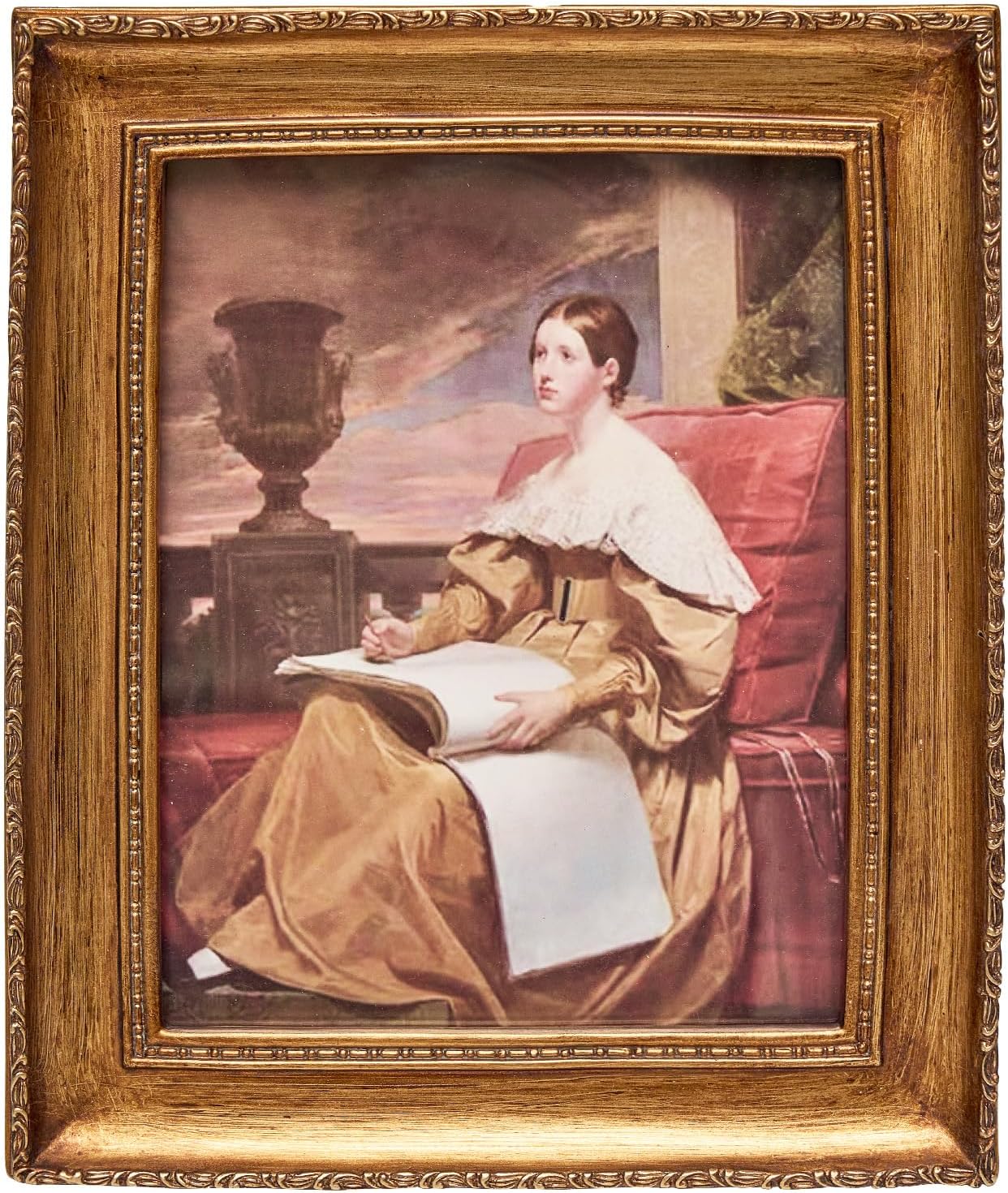 Amazon.com - FJXMFRAME Vintage 8x10 Picture Frame Gold Antique Picture ...