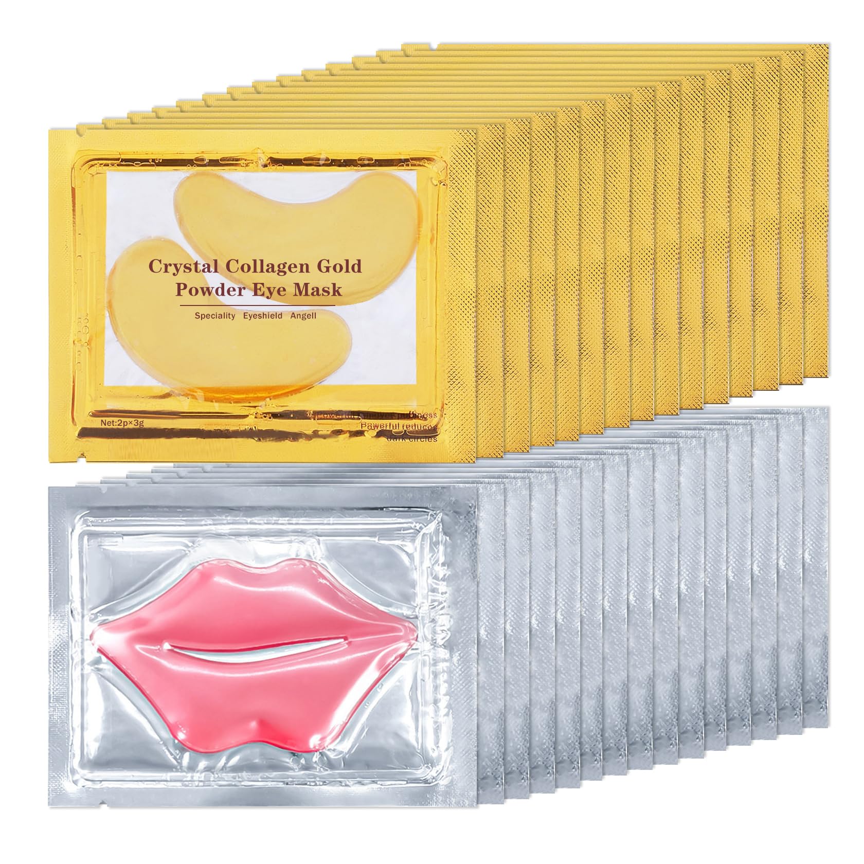 Amazon.com : ZHISHUDL 30PCS Lip Mask & Under Eye Mask Pink Lip Masks ...