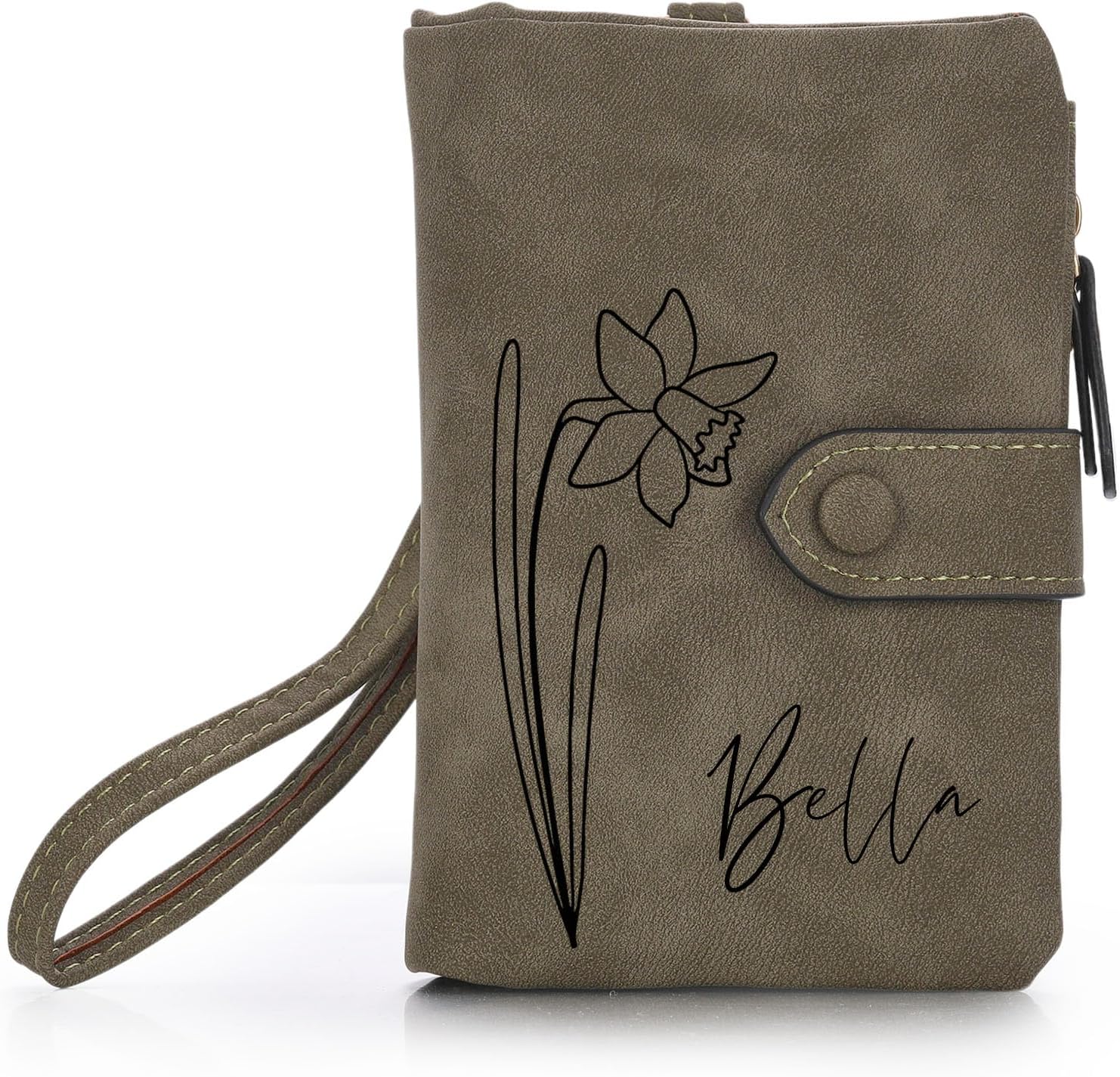 Amazon.com: OTXIXTO Personalized Leather Wallets for Women Wallets with ...