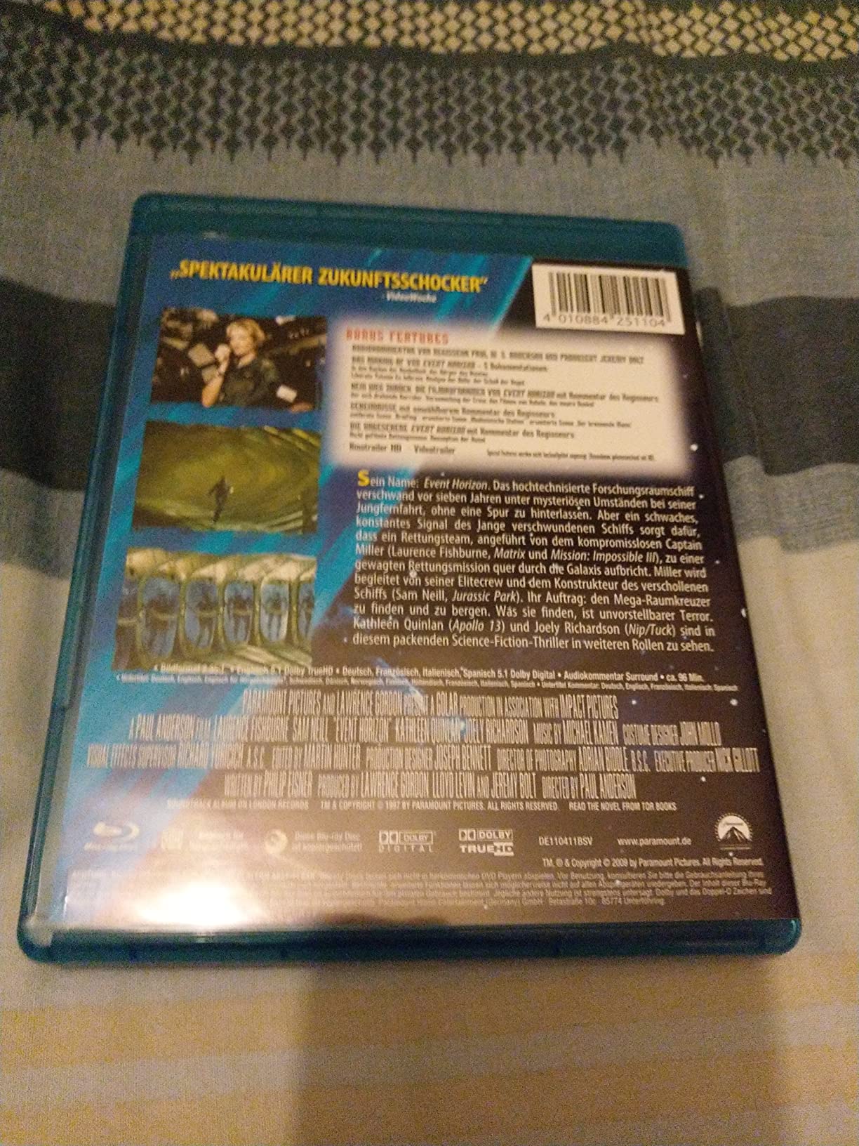 Event Horizon [VHS] : Paul Anderson (III)|Laurence Fishburne|Sam Neill ...