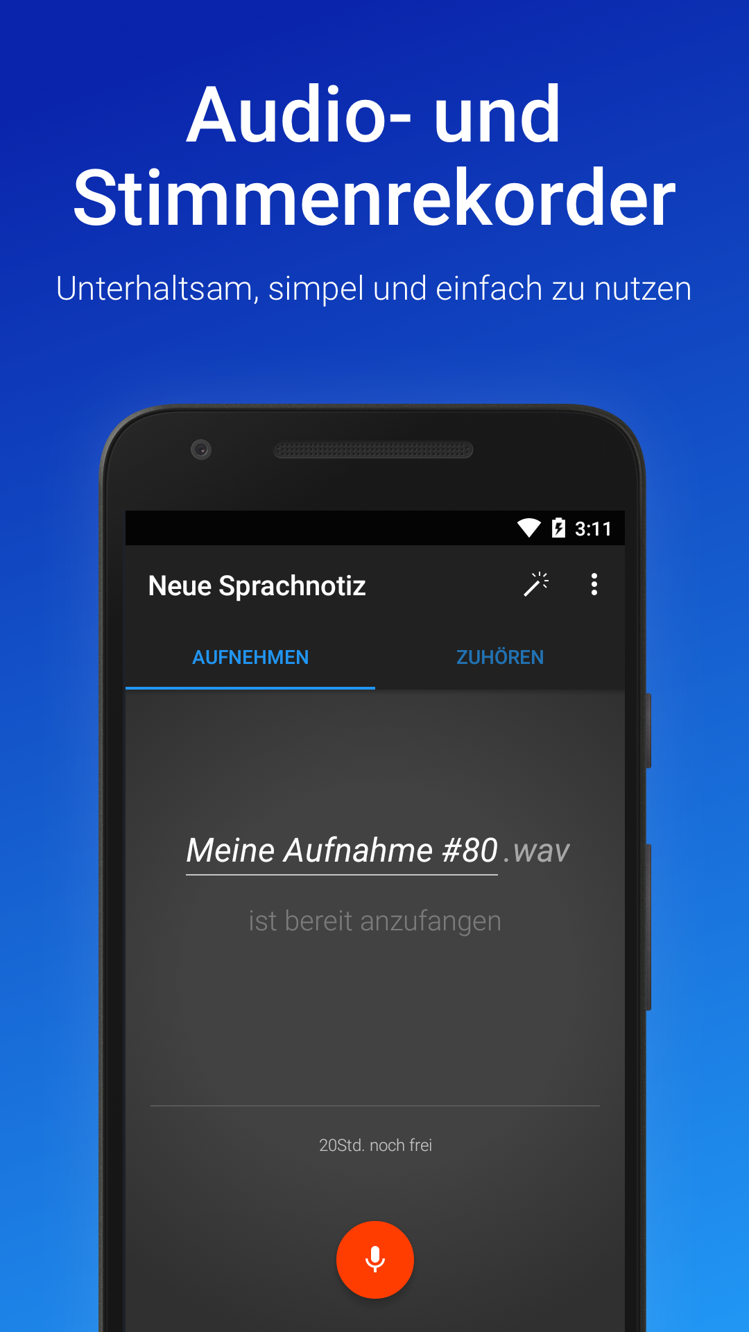 Easy Voice Recorder Pro:Amazon.de:Appstore for Android